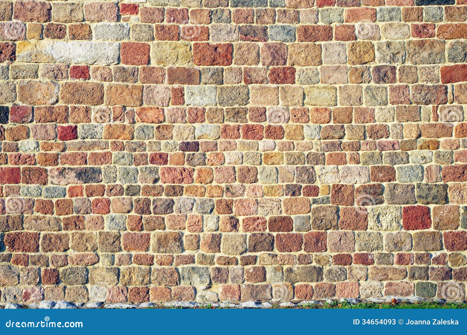 Colorful Brick Wall Background Stock Image - Image of background, wall ...