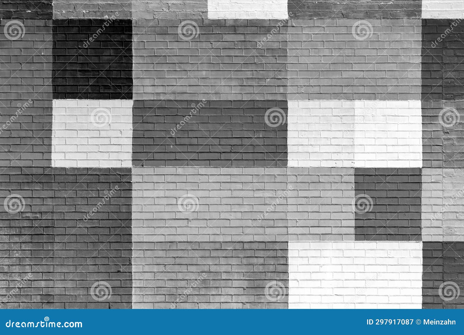 Colorful Brick Wall in Different Colors in Geometric Pattern Stock ...