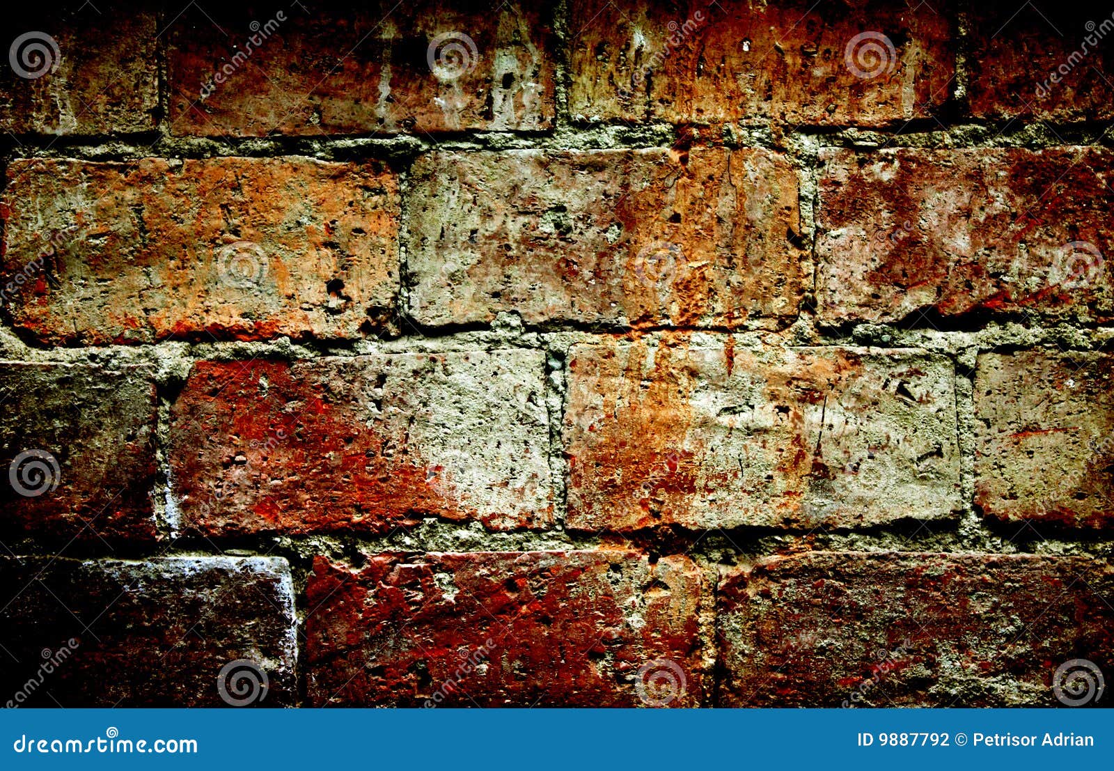Colorful Brick Wall Texture Surface Background Stock Photo - Image of ...