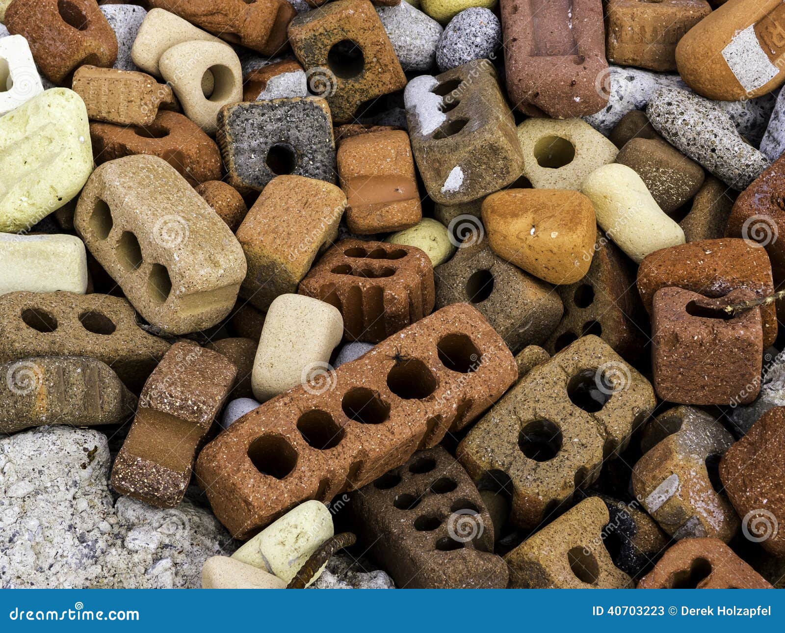 Colorful Bricks stock image. Image of masonry, concrete - 40703223