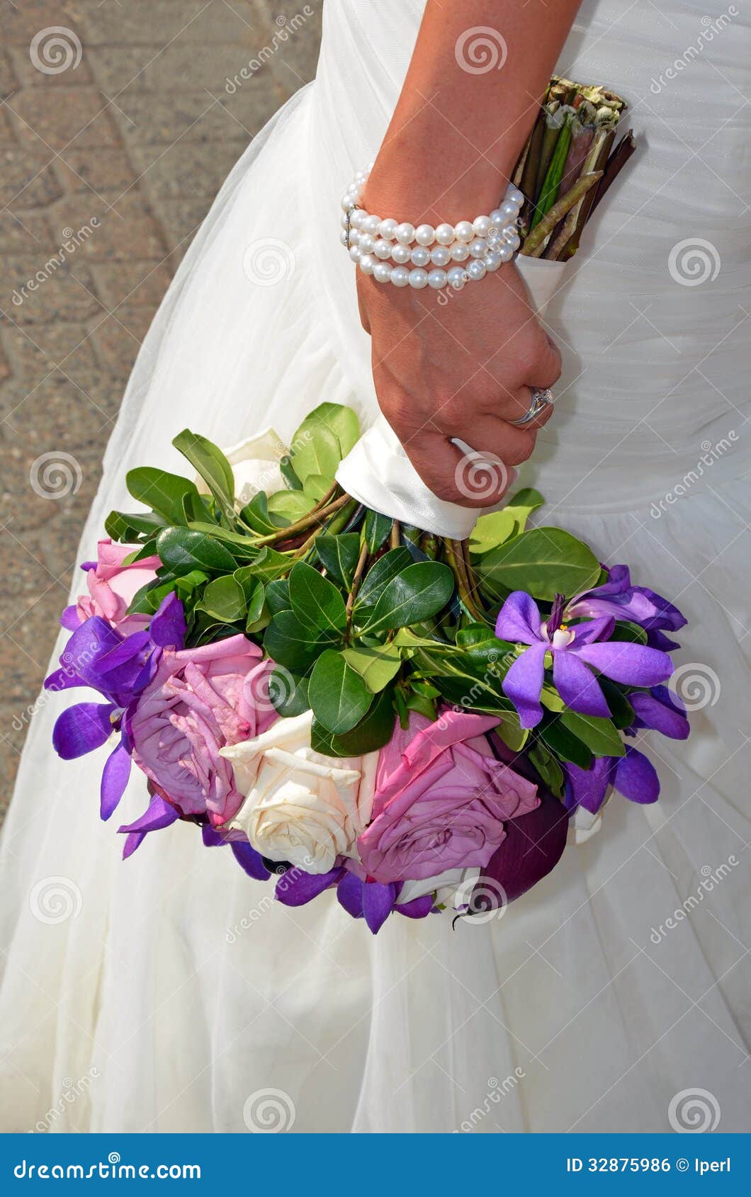 Colorful bridal bouquet stock photo. Image of roses, romance - 32875986