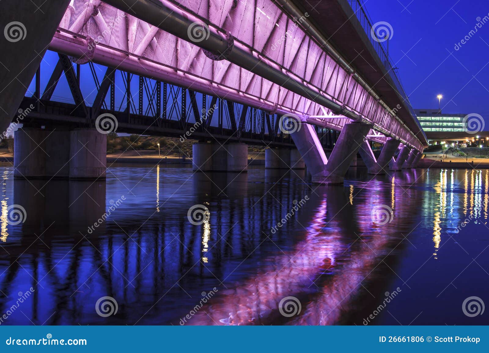 Colorful Bridge stock photo. Image of urban, salt, blue - 26661806