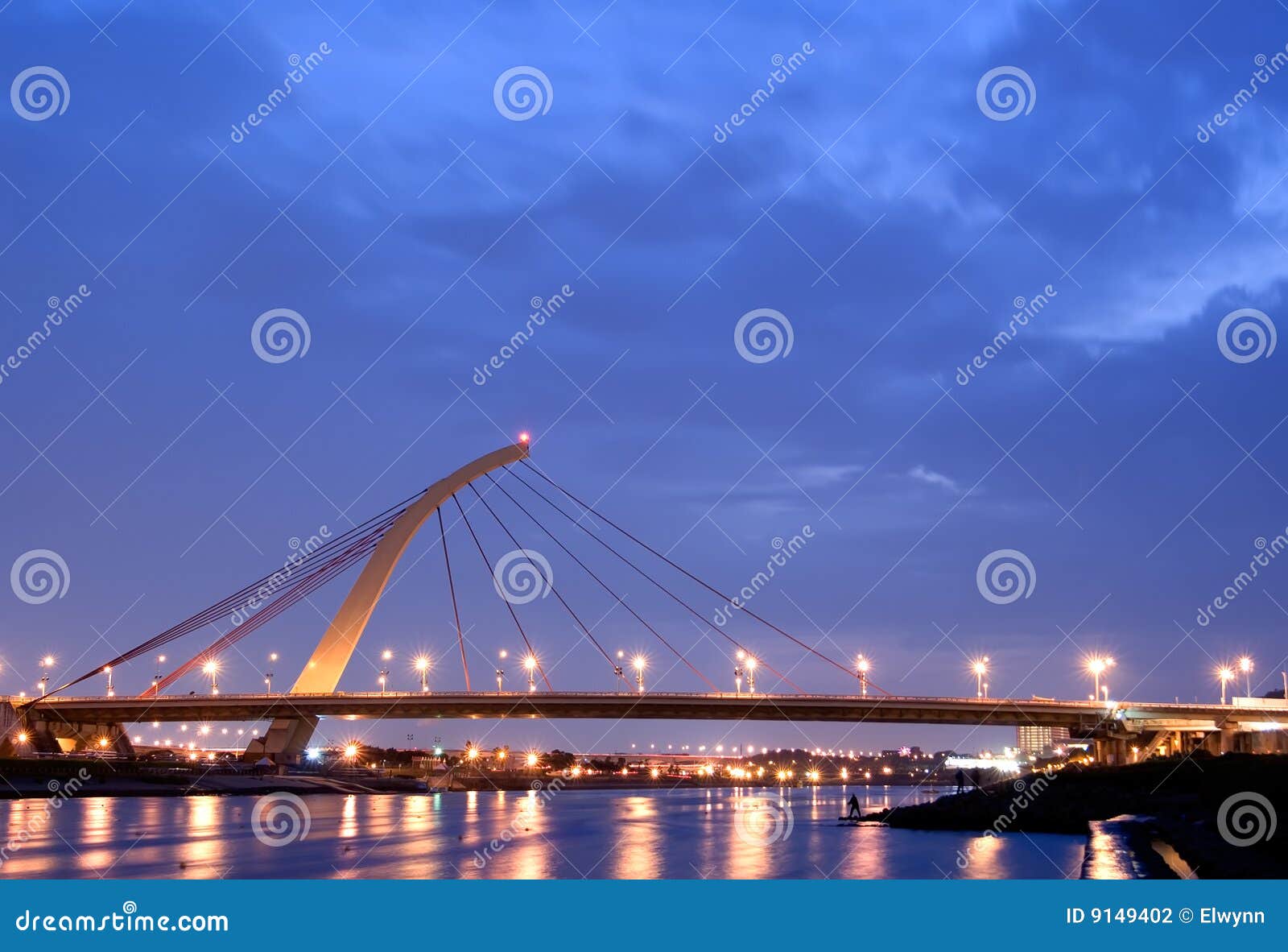 Colorful bridge stock photo. Image of color, evening, landmark - 9149402