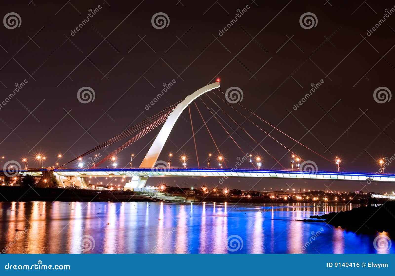 Colorful bridge stock photo. Image of light, commercial - 9149416