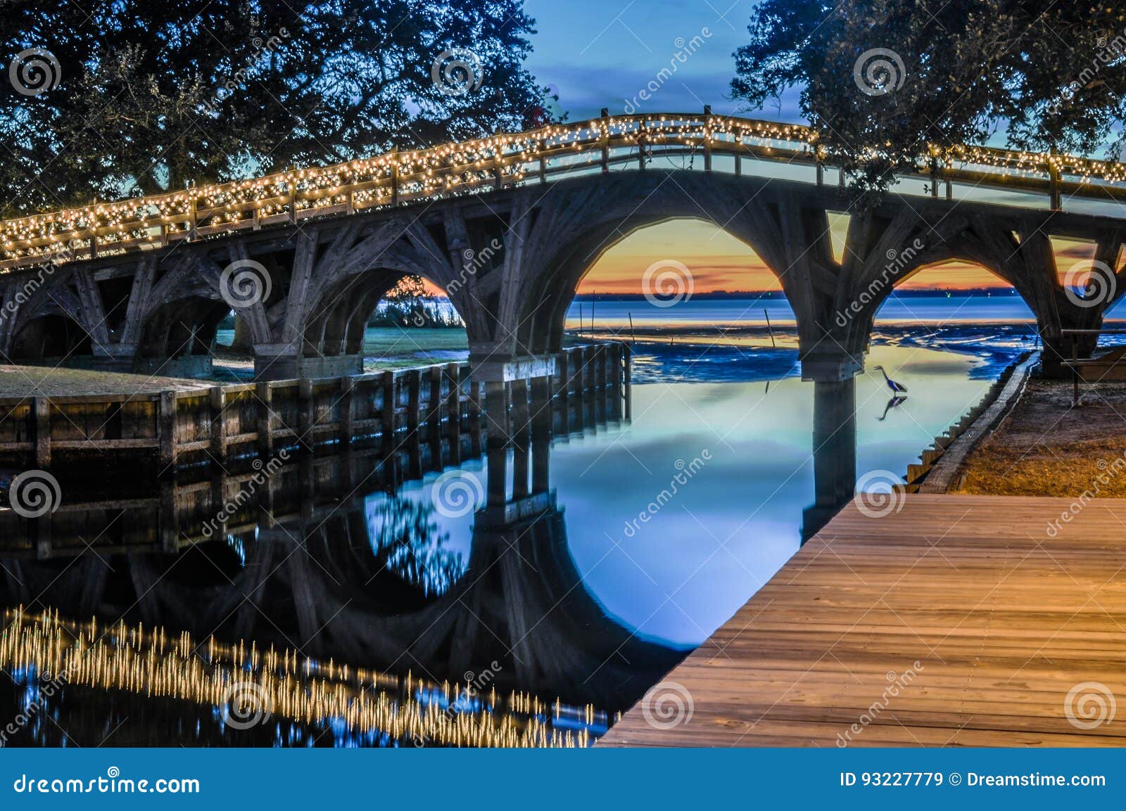 Colorful Bridge at Sunset stock image. Image of luxury - 93227779