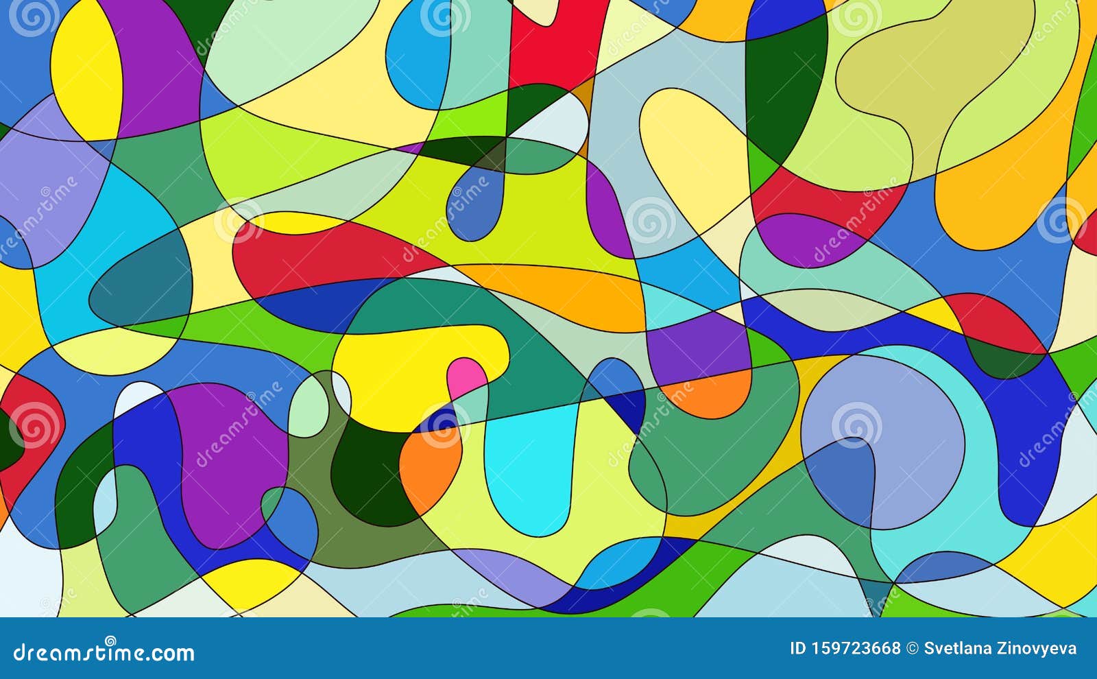 Colorful, Bright Abstract Vector Background. Vector Stock Illustration ...