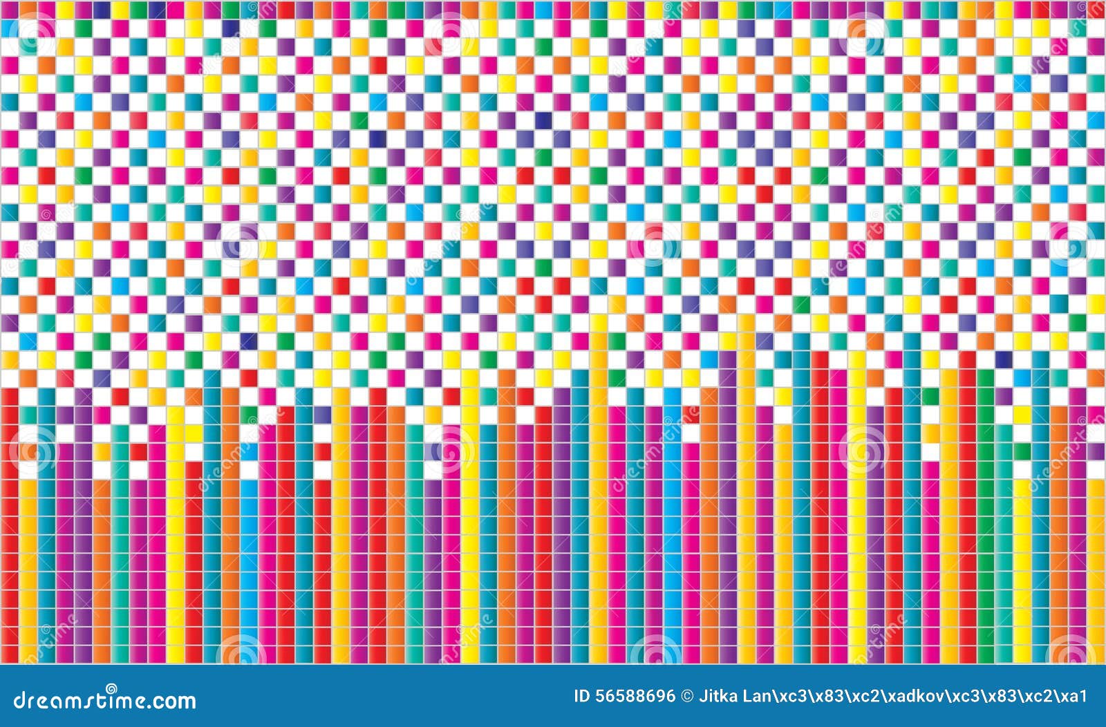 Colorful Bright Background with Columns Stock Illustration ...