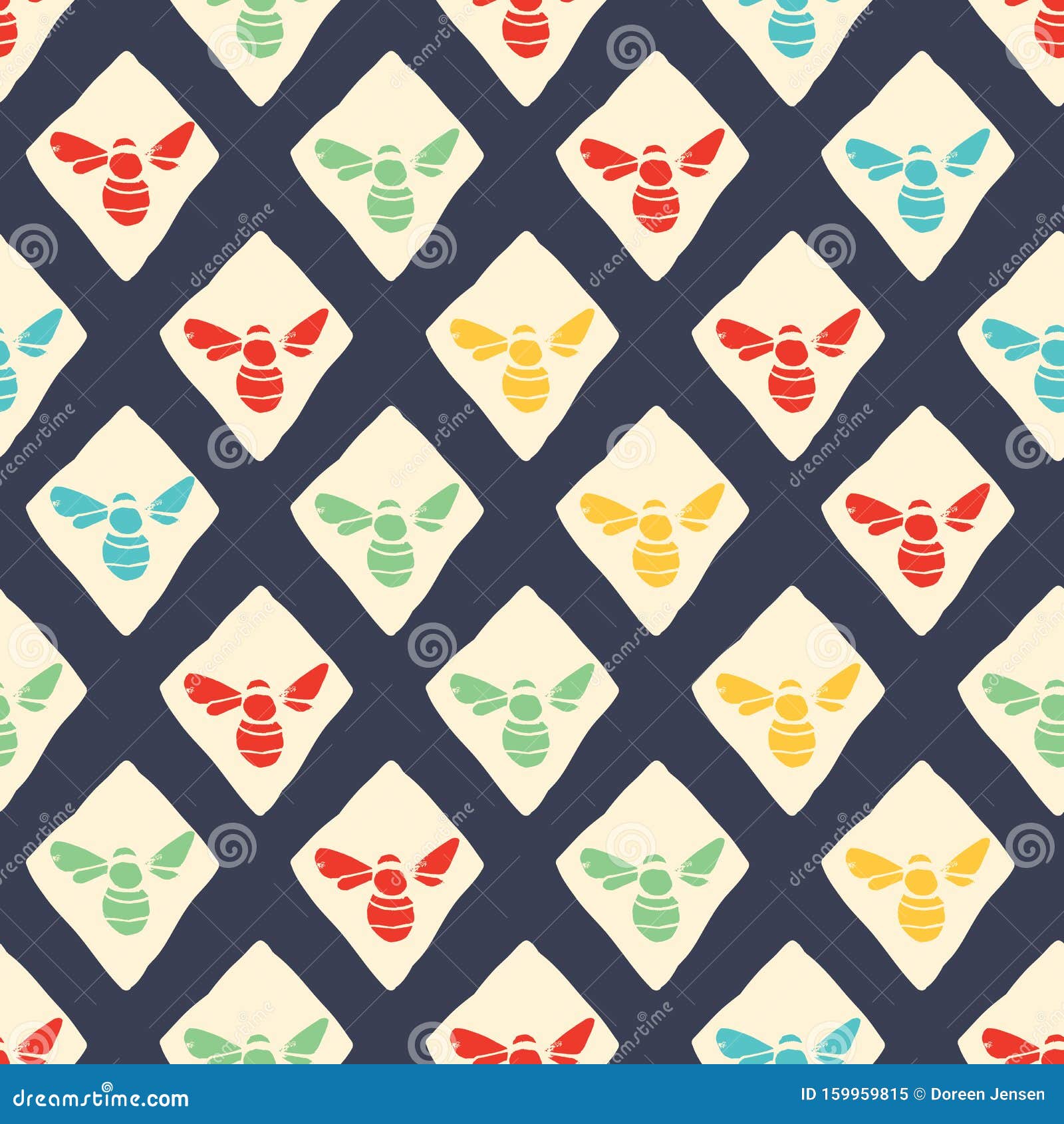 Beehive Seamless Pattern Hexagons Background Stock Photo ...