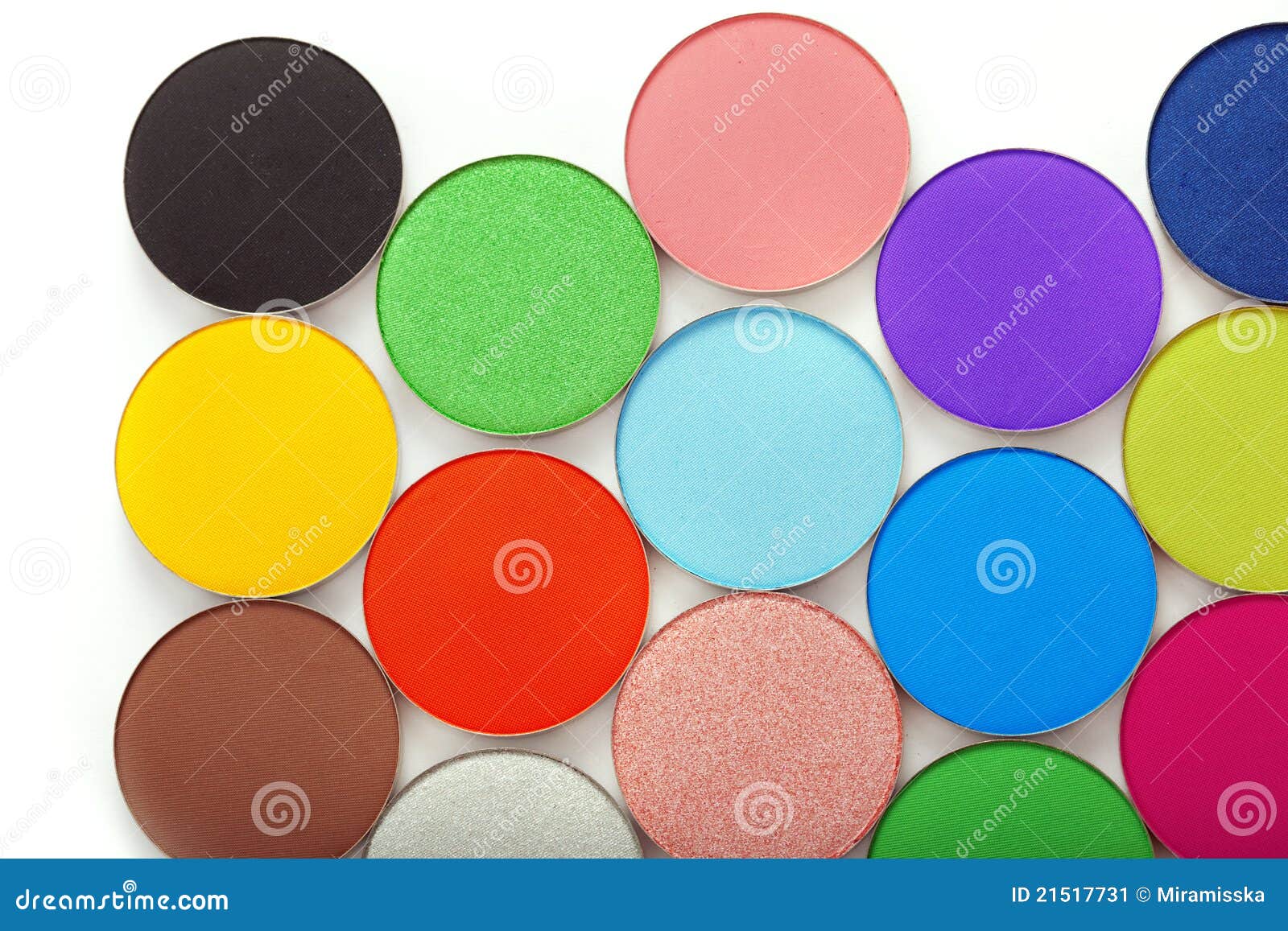 Colorful bright eye shadow stock image. Image of colour - 21517731