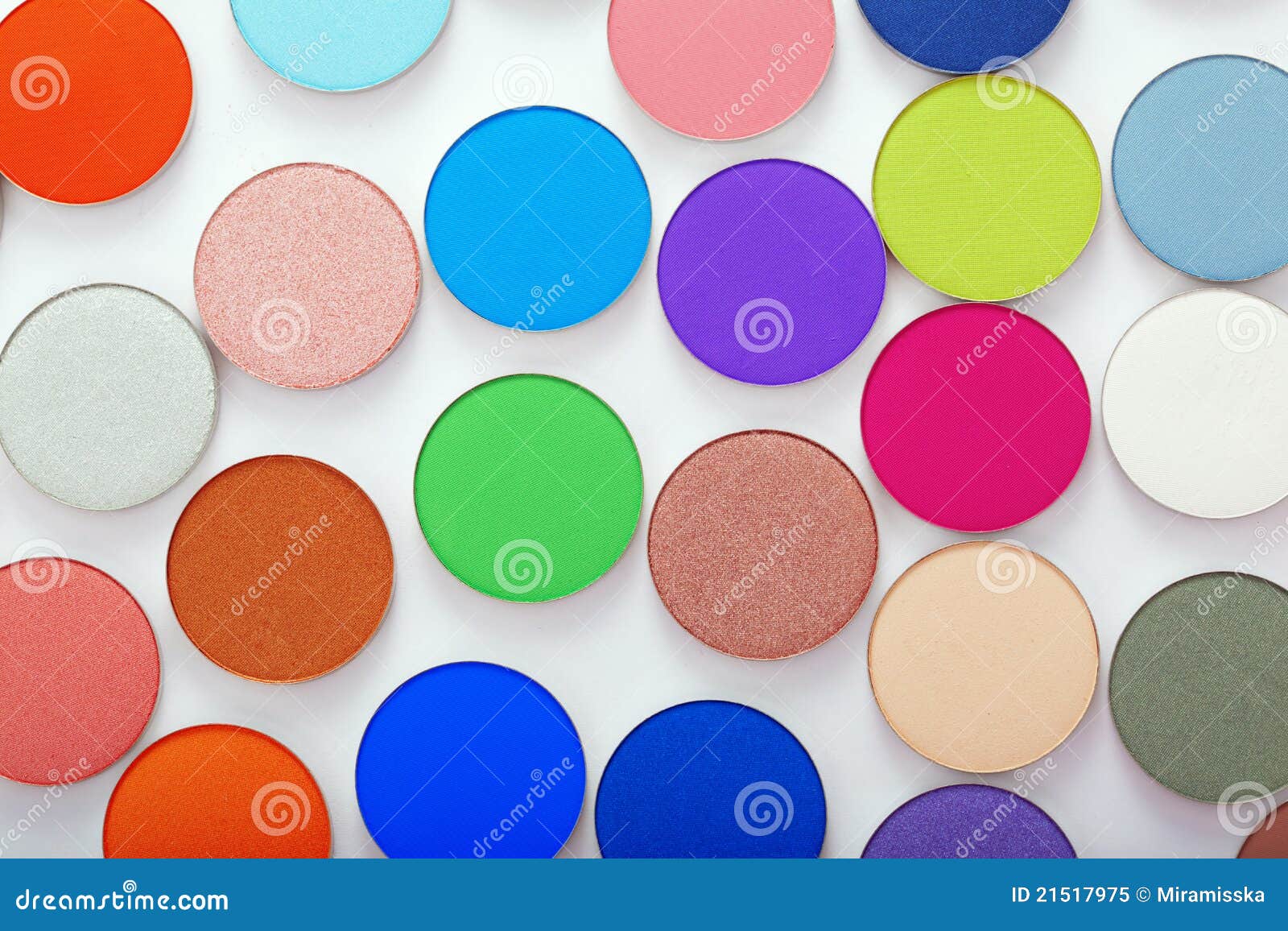 Colorful bright eye shadow stock image. Image of brown - 21517975