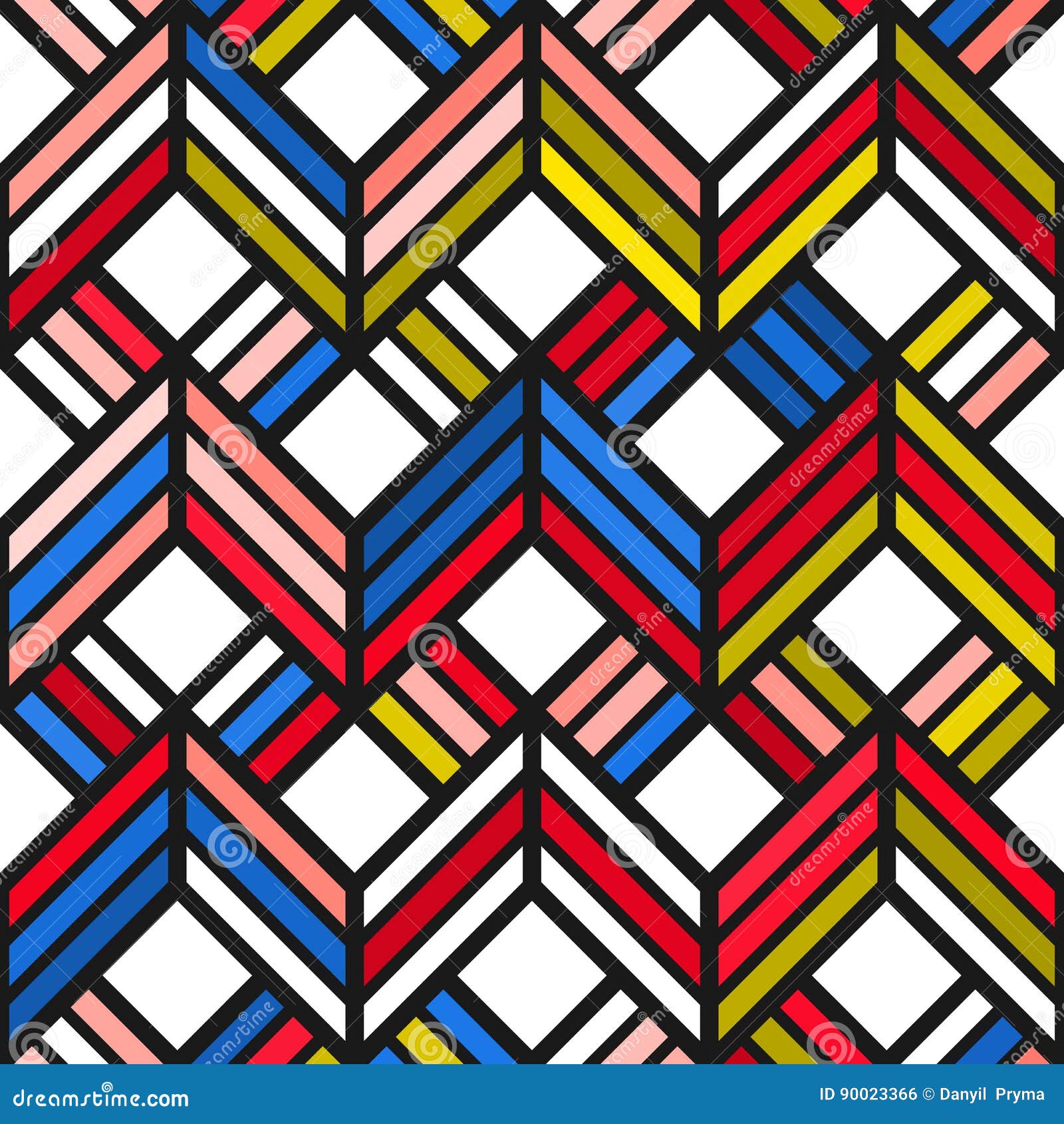 Colorful Bright Seamless Pattern Stock Illustration - Illustration of ...