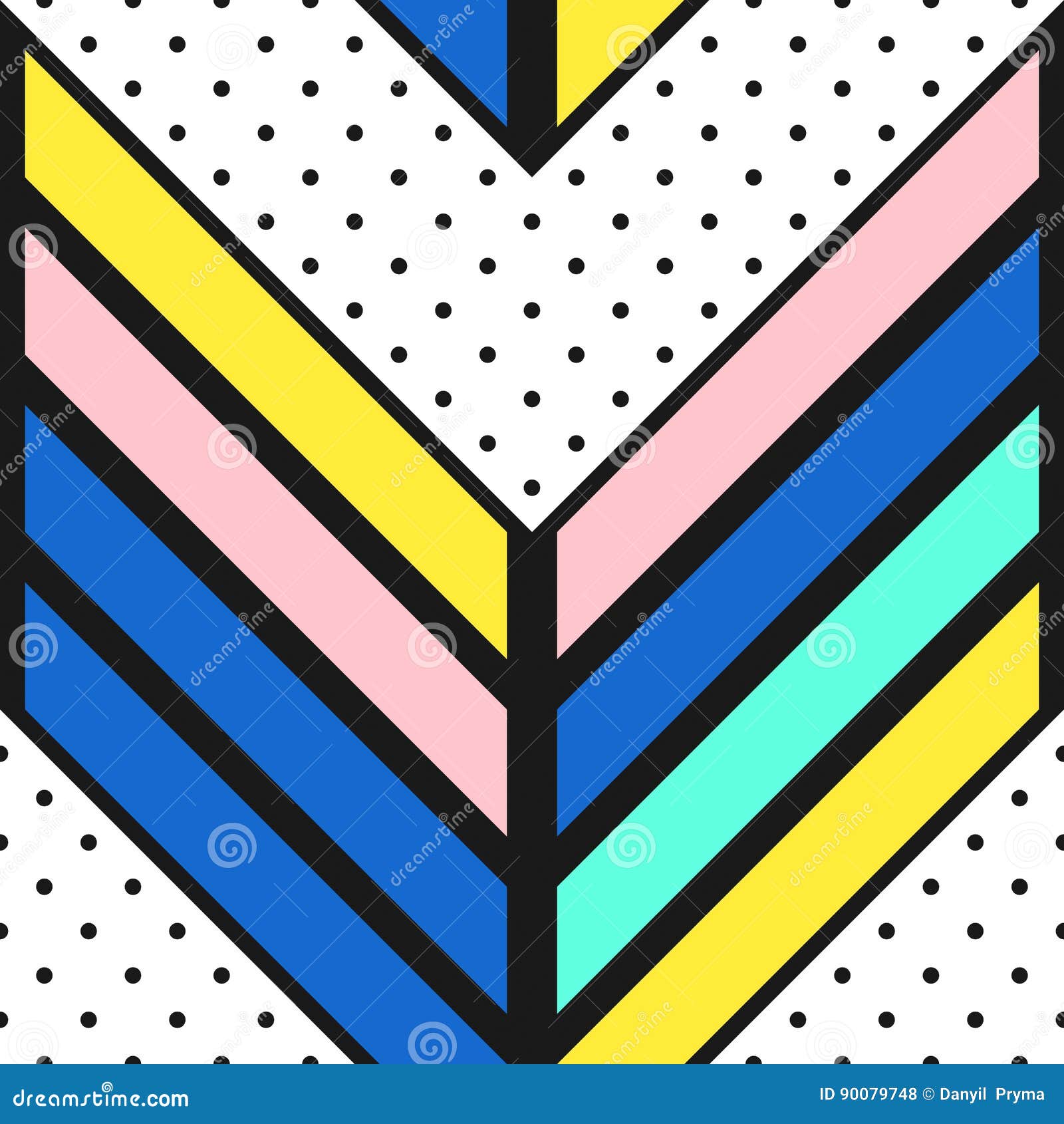 Colorful Bright Seamless Pattern Stock Illustration - Illustration of ...