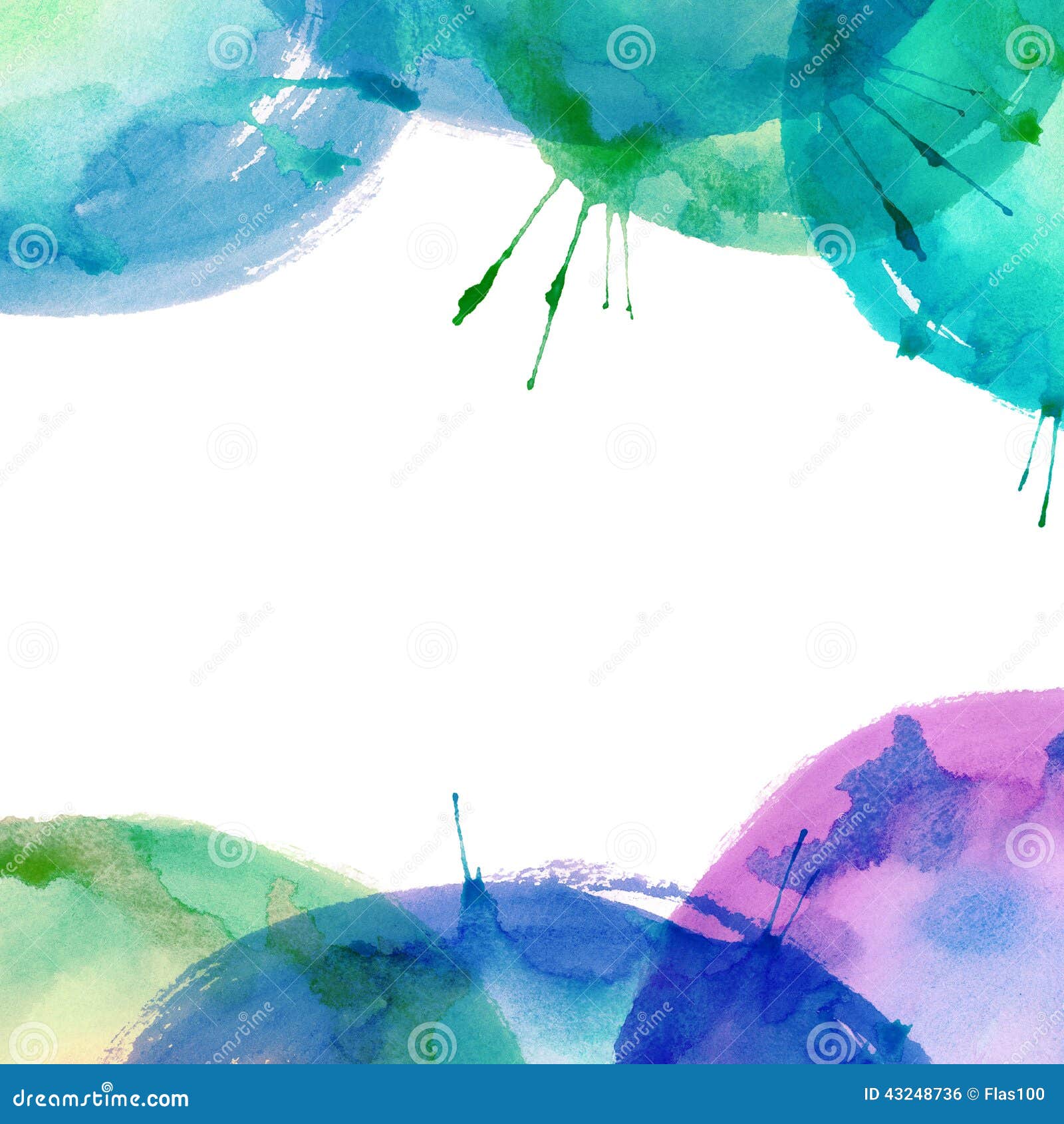 Colorful Bright Watercolor Background Stock Illustration - Illustration ...