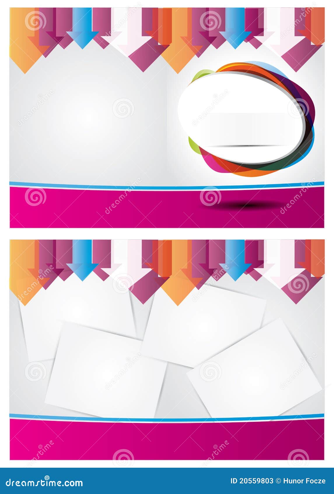 Colorful Brochure Design, Purple Color Stock Vector - Illustration of ...
