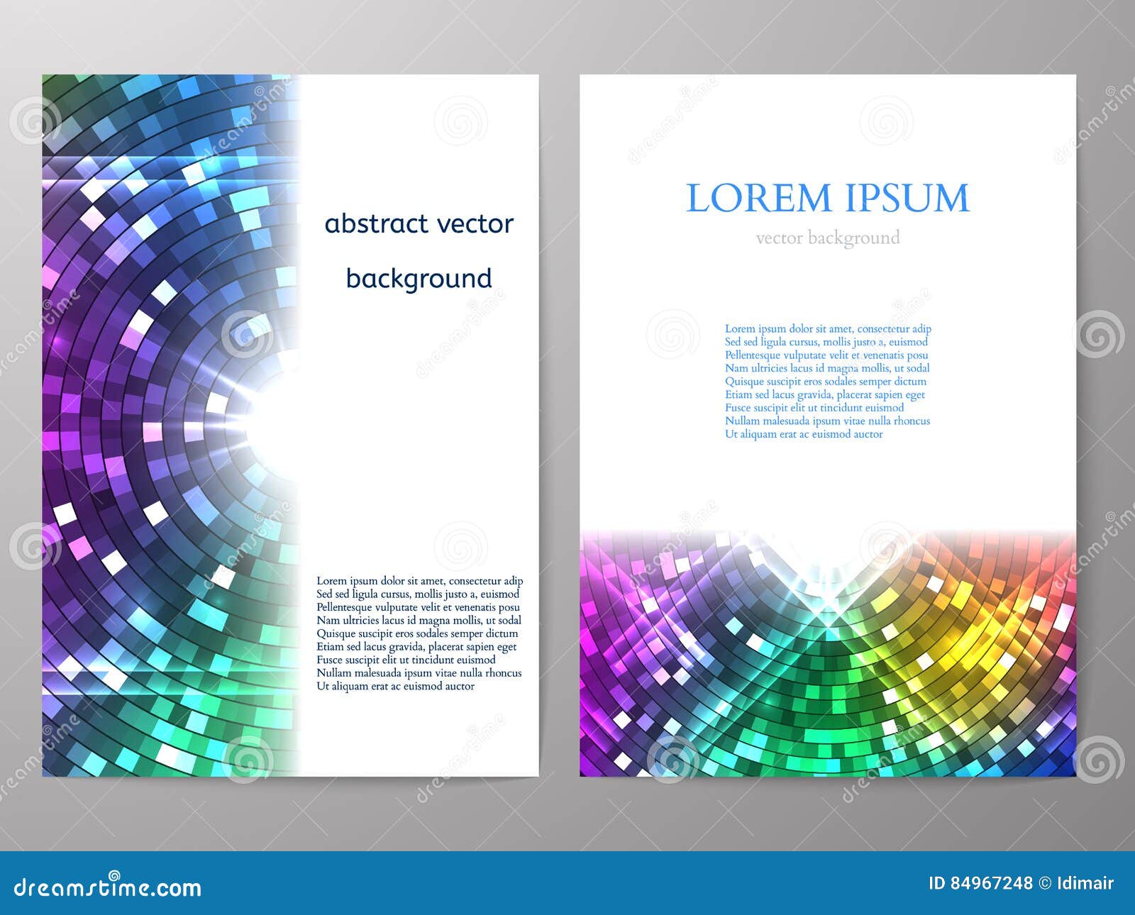 Colorful Brochure Design A4 Template. Vector Stock Vector ...