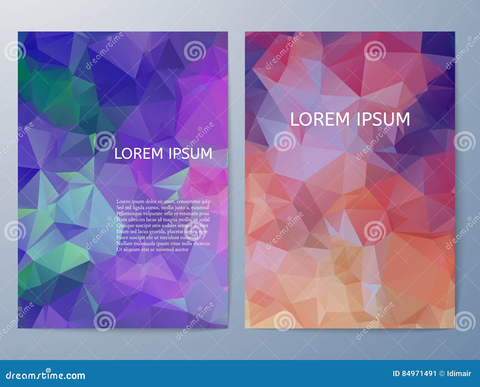 Colorful Brochure Design A4 Template. Vector Stock Vector ...