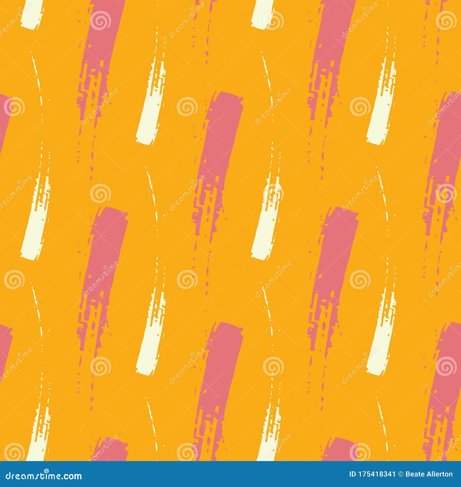 Colorful Brush Stroke Canvas Seamless Pattern Background. Coarse ...