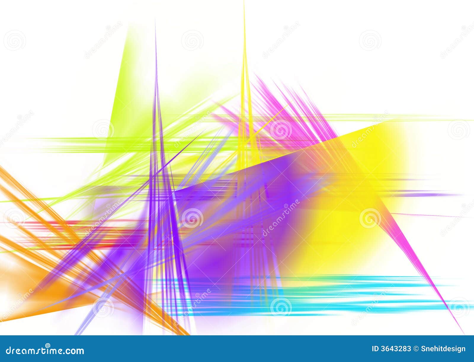 Colorful brush strokes stock illustration. Illustration of graphic ...