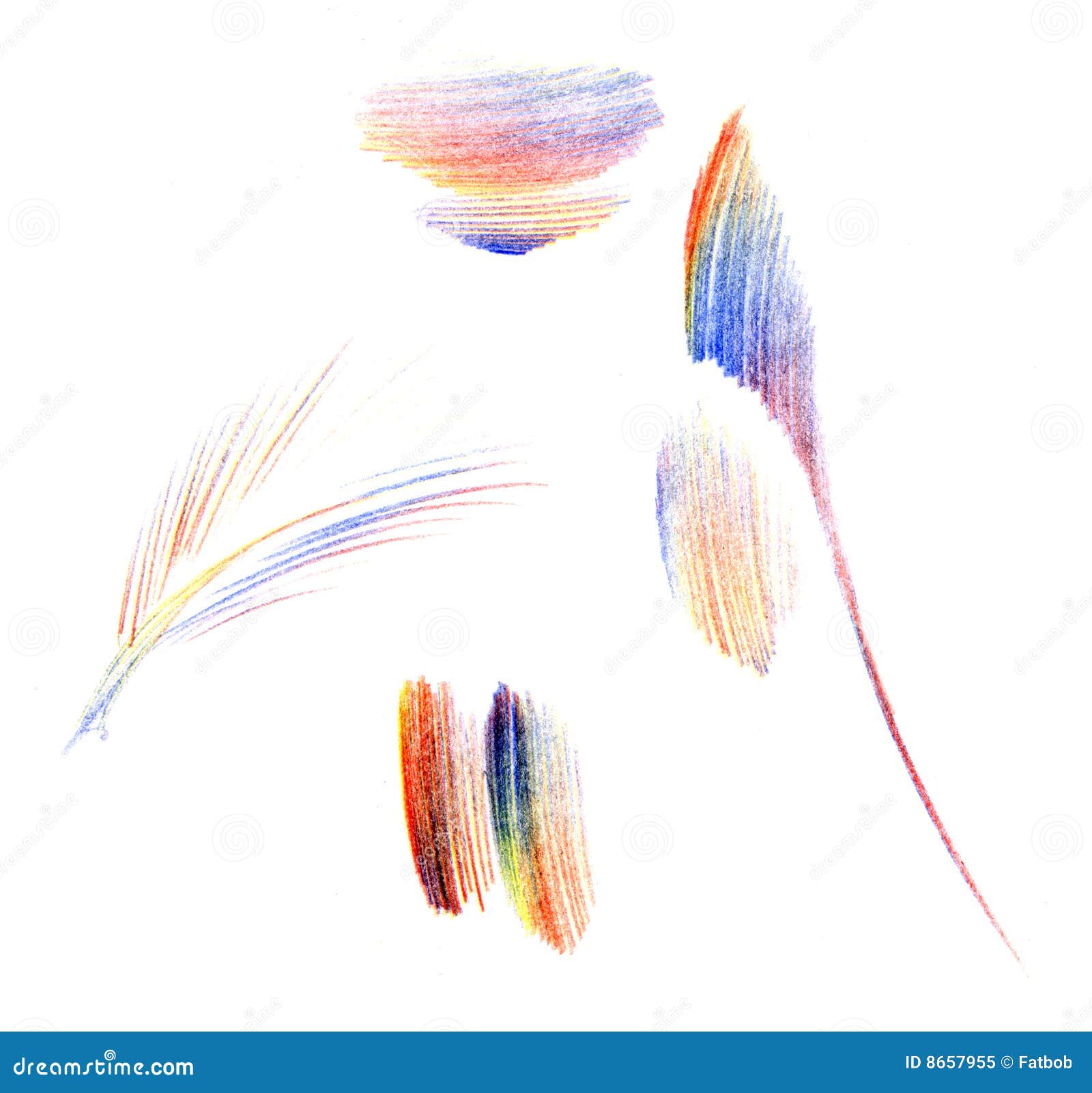 Colorful Brush Stroke Line Vector Illustration | CartoonDealer.com ...