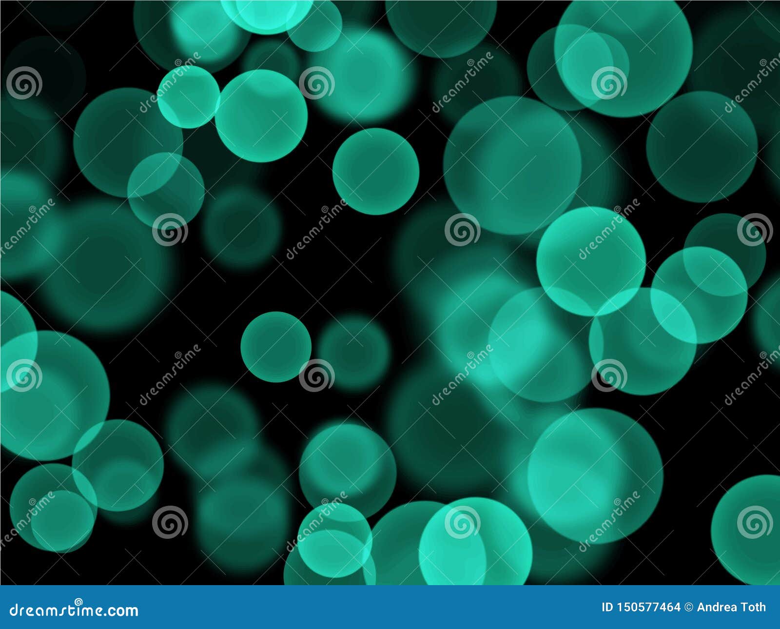 Green Bubble Background Vector Texture Pattern for Presentations or ...
