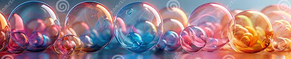 Colorful Bubble Motion Background Design - Abstract 3D Render Animation ...