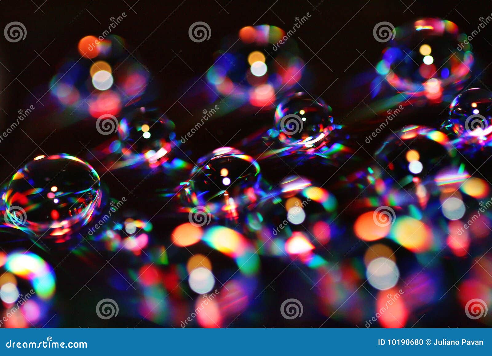 Colorful bubbles stock photo. Image of bubble, science - 10190680
