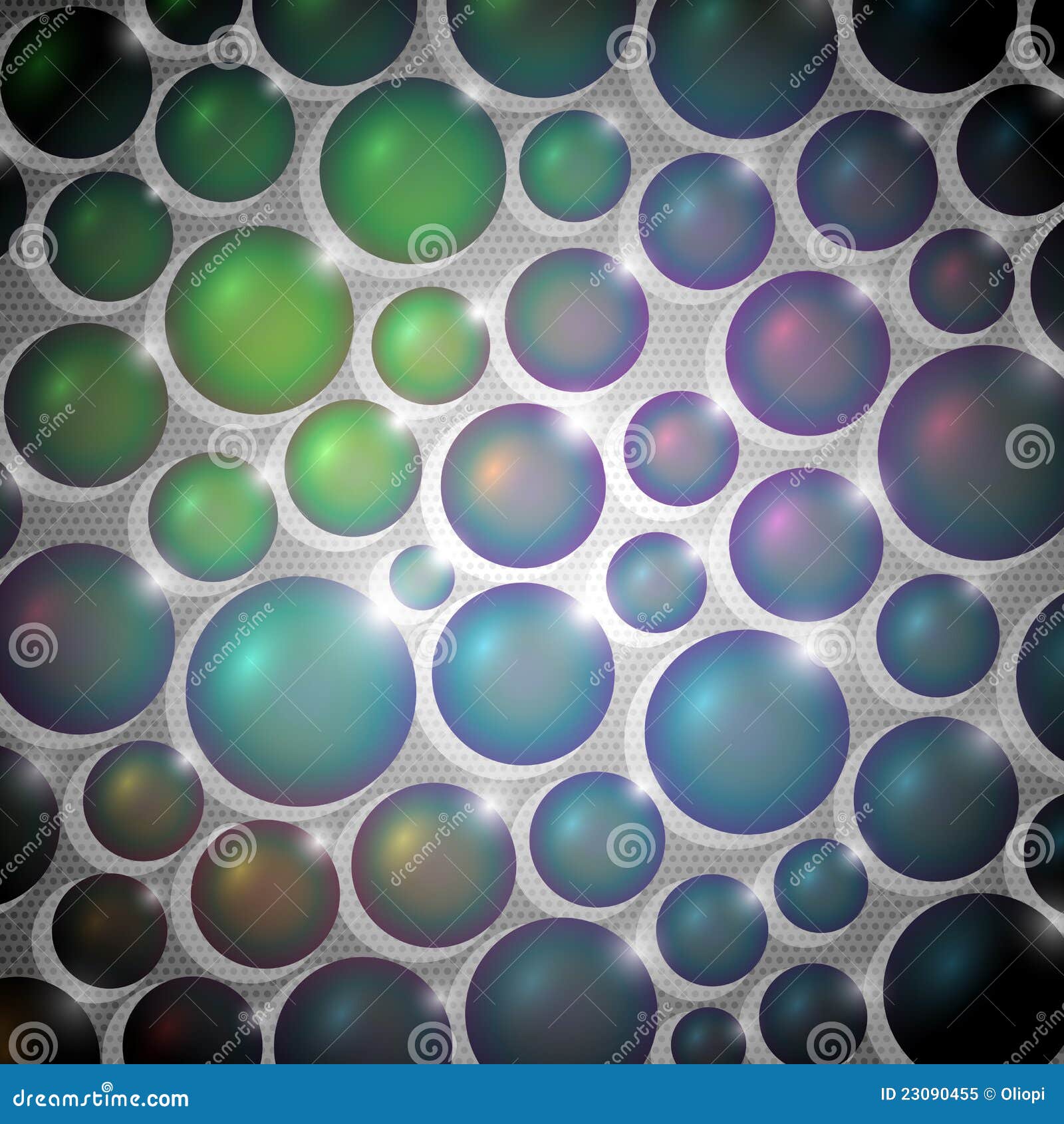 Colorful Bubbles stock illustration. Illustration of orange - 23090455