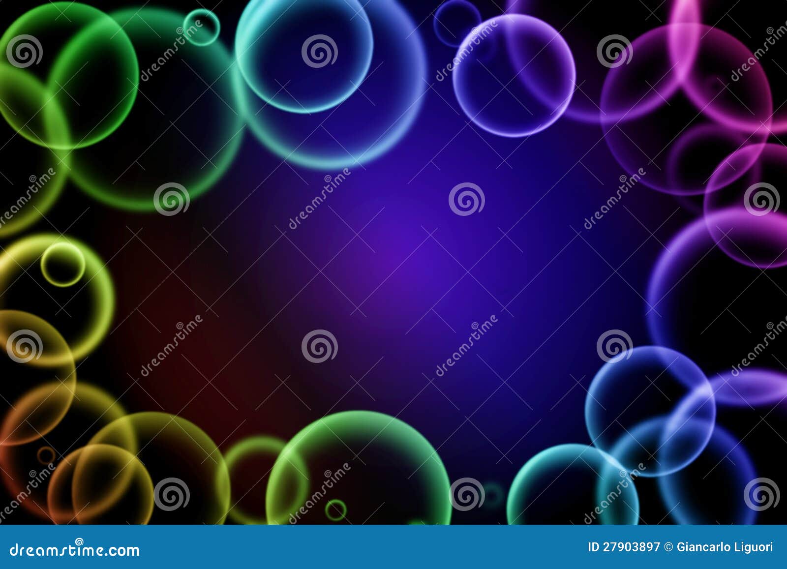 Colorful bubbles stock illustration. Illustration of liquid - 27903897