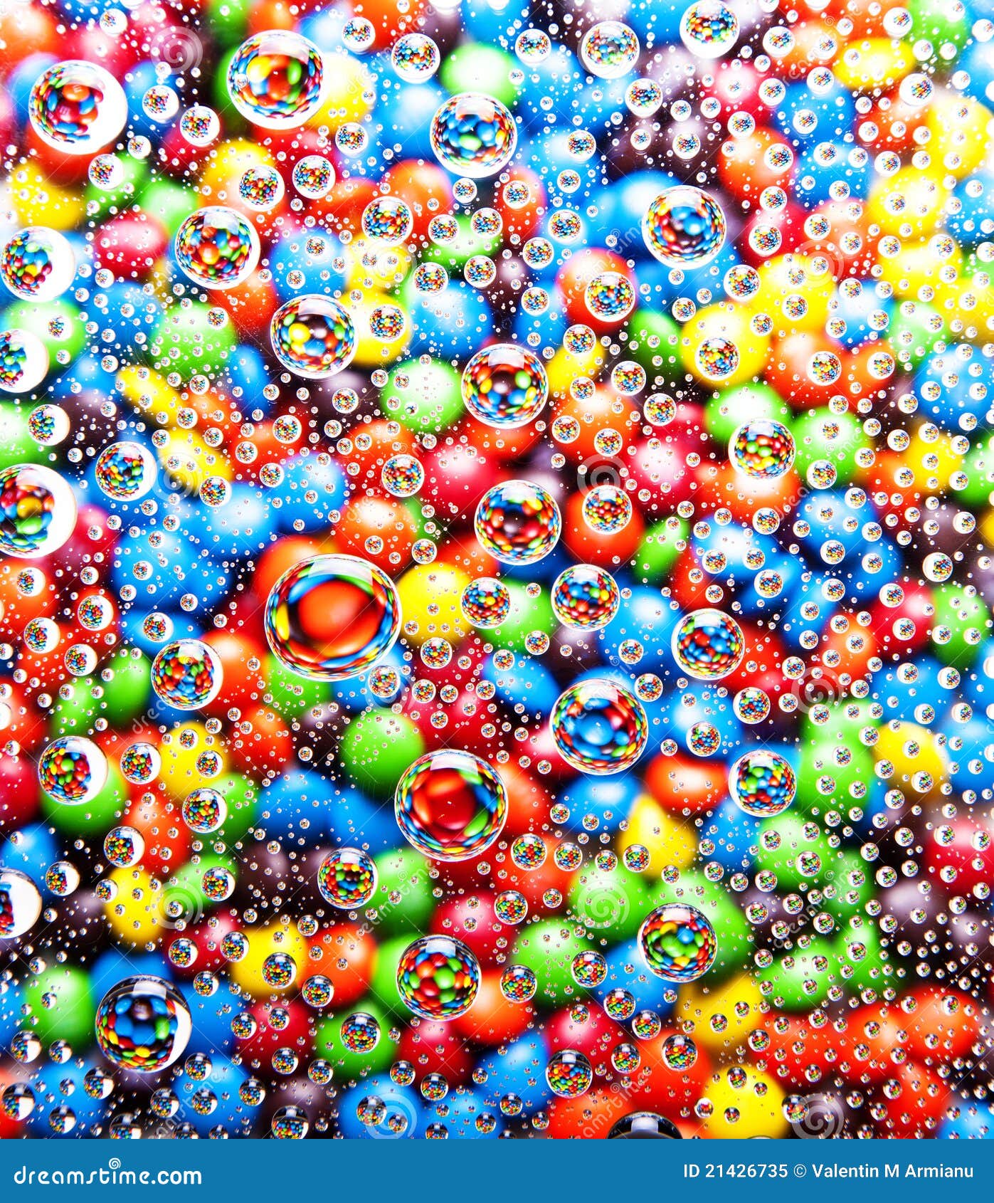 Colorful Bubbles Background Stock Image - Image of blue, water: 21426735