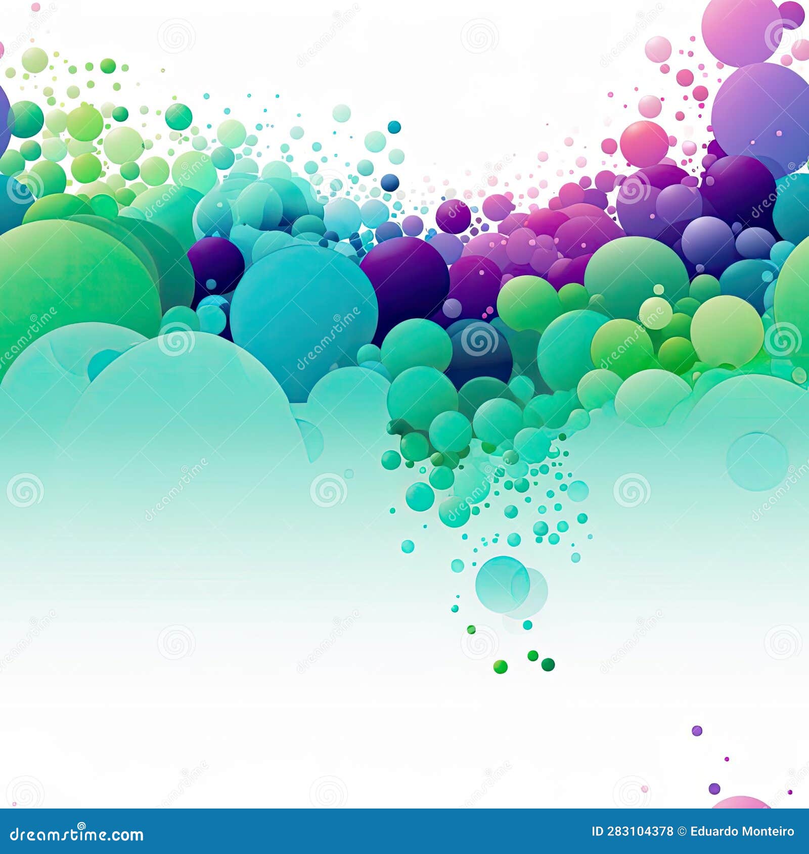Colorful Bubbles Background with Vibrant Stage Backdrops and ...