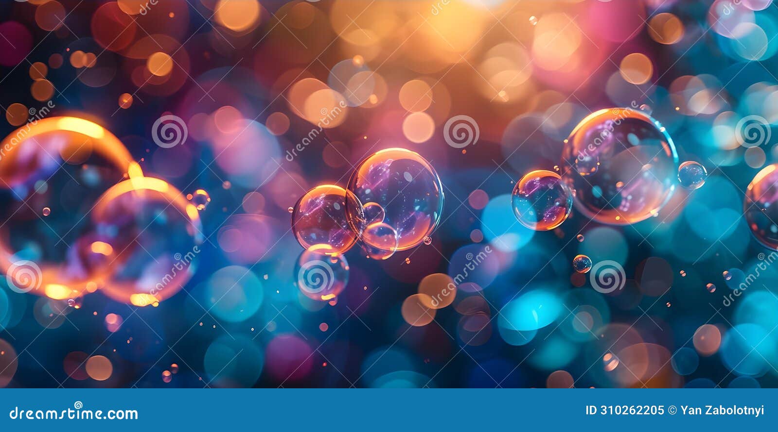 Colorful Bubbles Floating on Screen: a Vibrant and Dynamic Computer ...