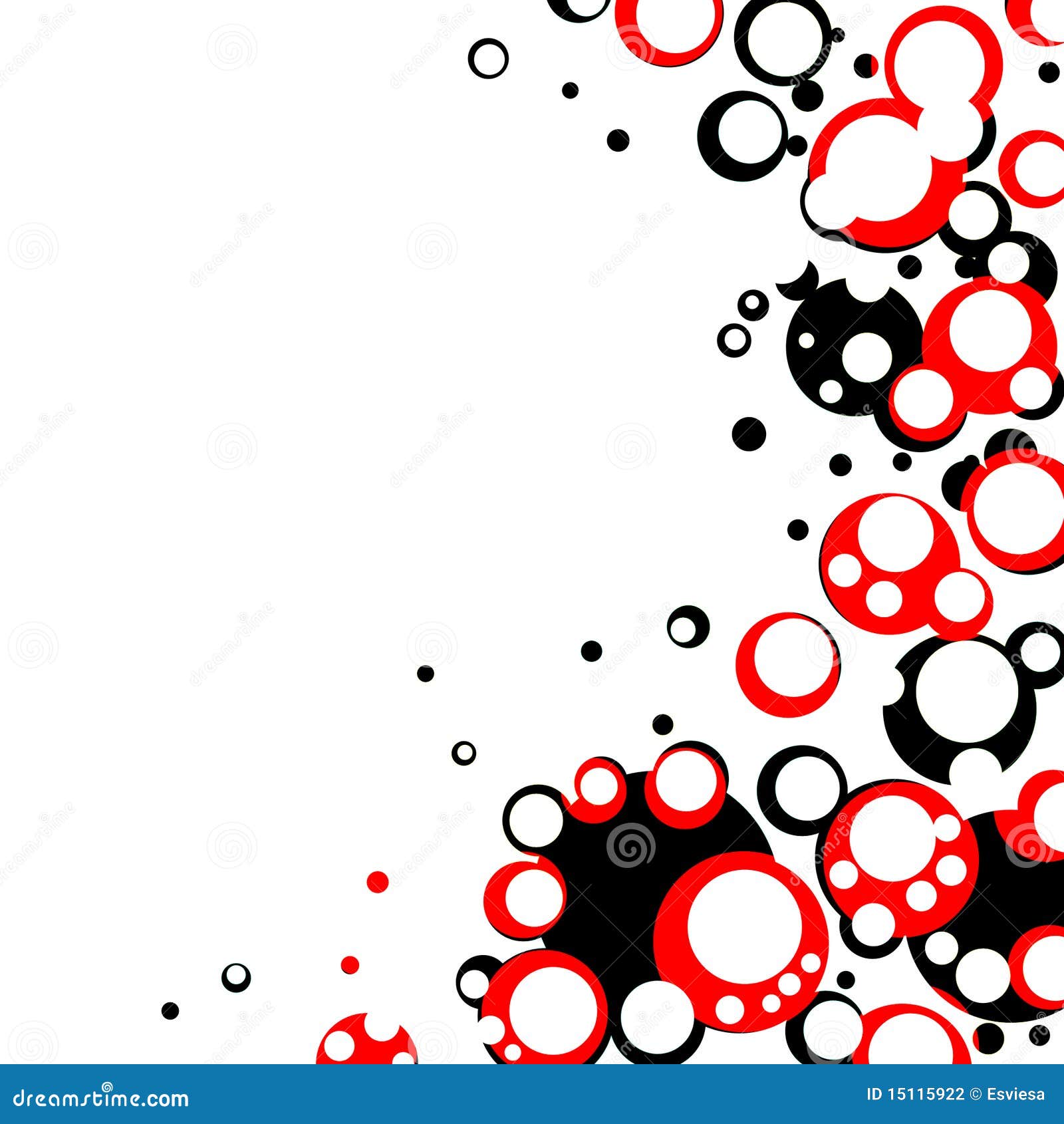 Colorful bubbles frame stock illustration. Illustration of color - 15115922