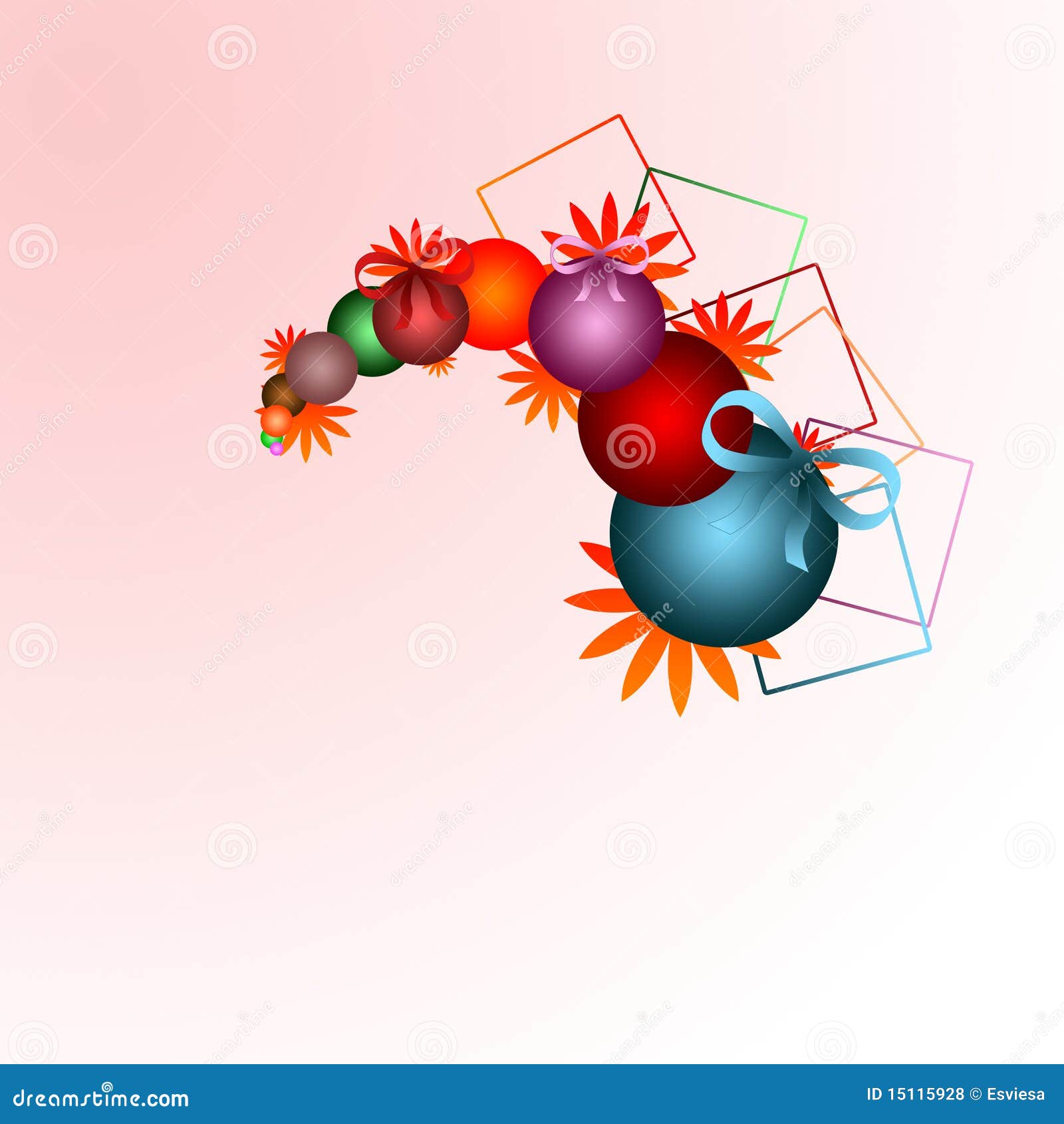 Colorful bubbles frame stock illustration. Illustration of border ...