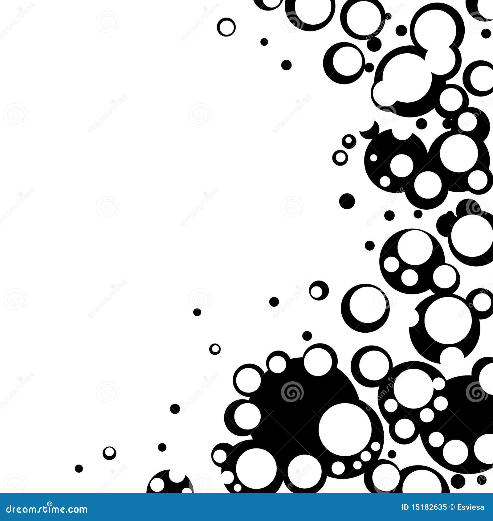 Colorful bubbles frame stock illustration. Illustration of frame - 15182635