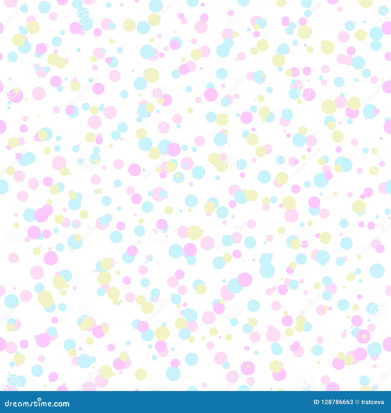 Colorful bubbles pattern stock vector. Illustration of bubbles - 128786663