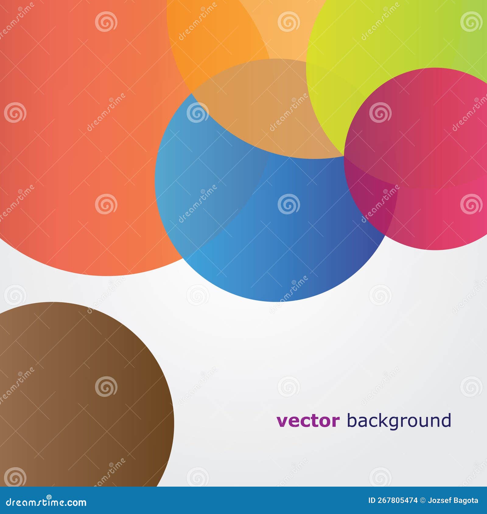 Colorful Bubbles Vector Background Stock Vector - Illustration of ball ...