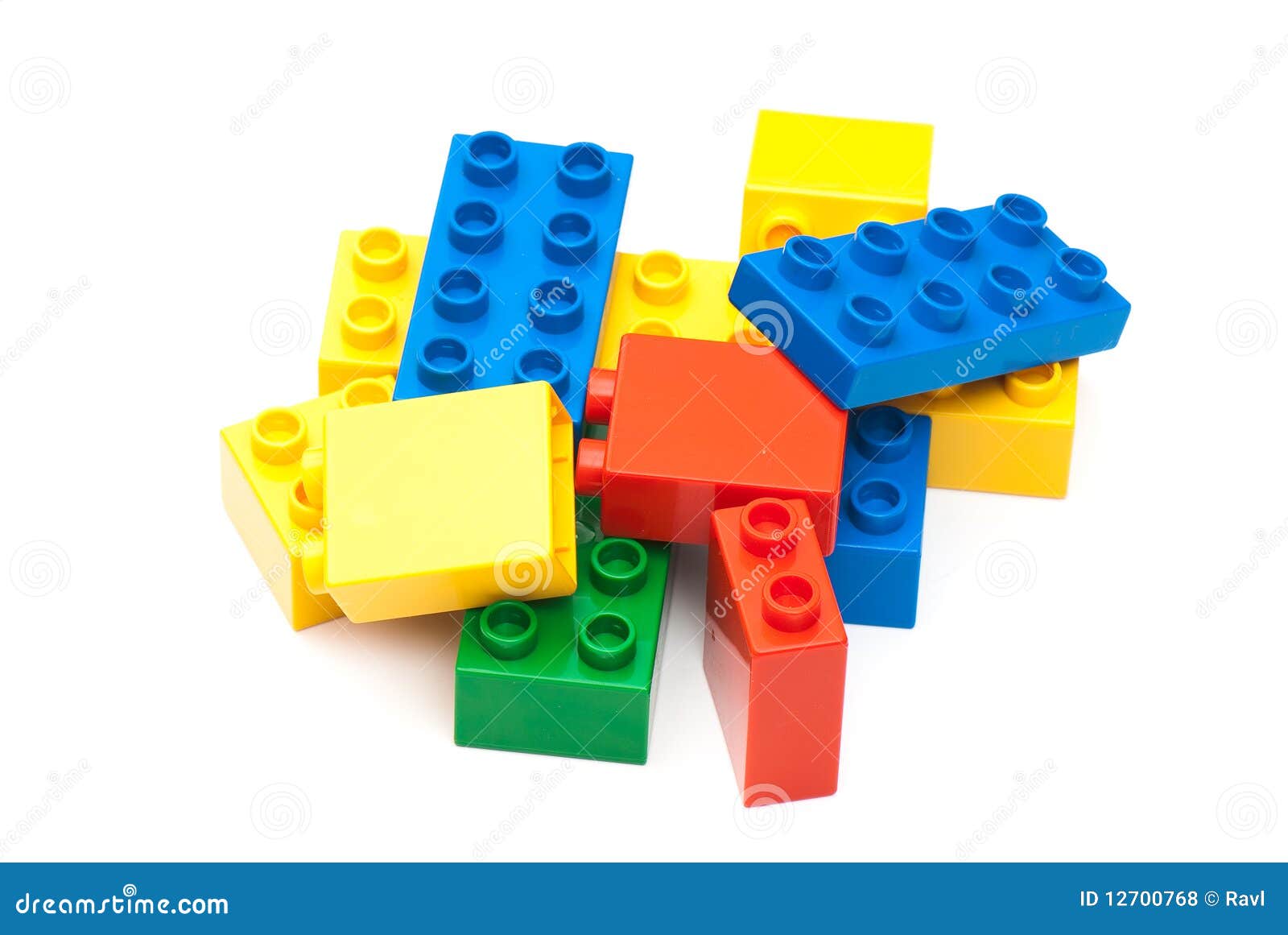 Colorful building blocks stock photo. Image of isolated - 12700768