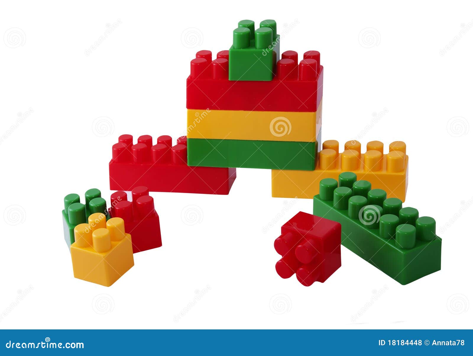 Colorful building blocks stock photo. Image of colorful - 18184448