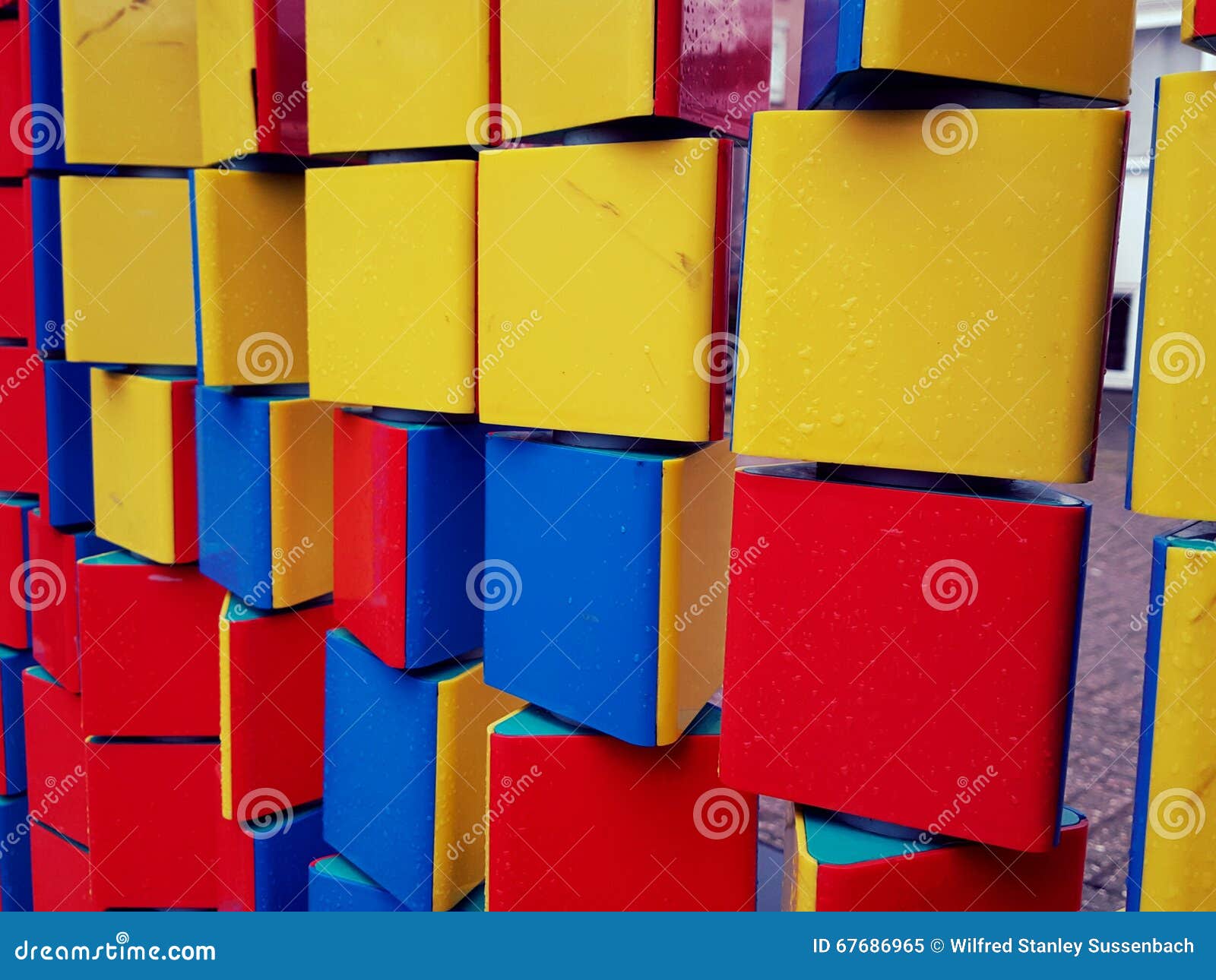 Colorful building blocks stock image. Image of outdoors - 67686965