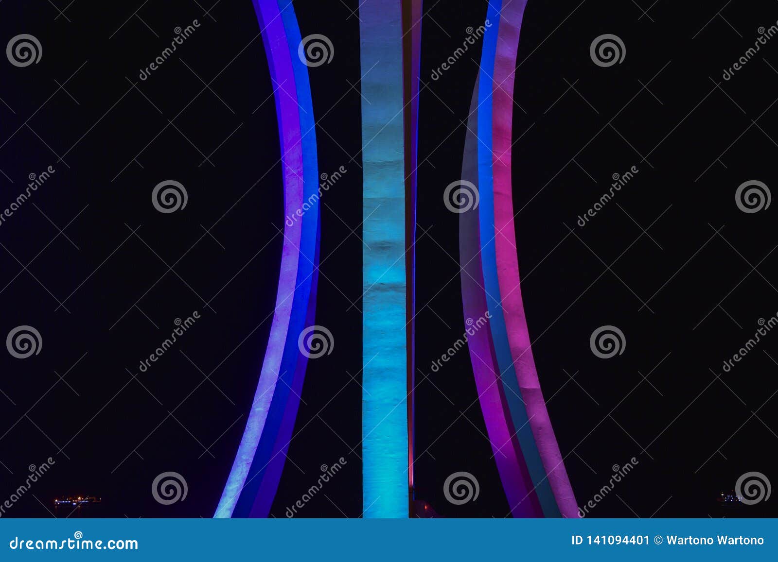 Colorful Building of Obelisk Stock Image - Image of unique, shot: 141094401