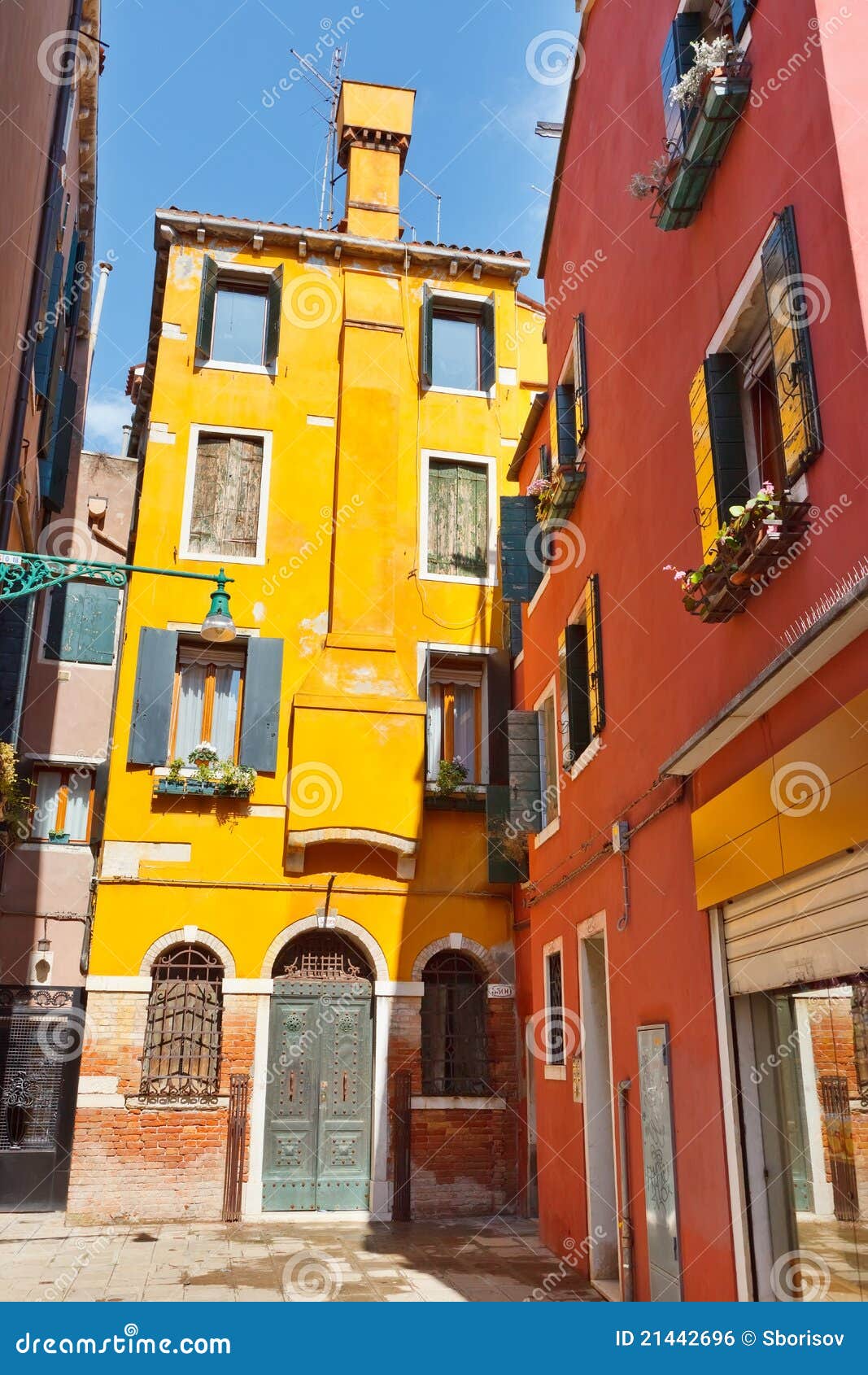 Colorful Buildings in Venice Stock Photo - Image of italy, touristic ...