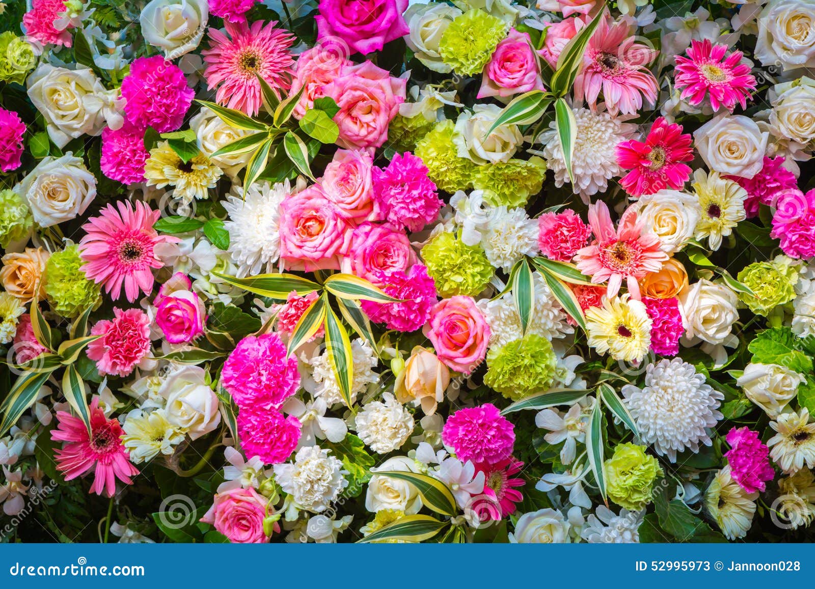 Colorful Bunch of flowers stock image. Image of decoration - 52995973