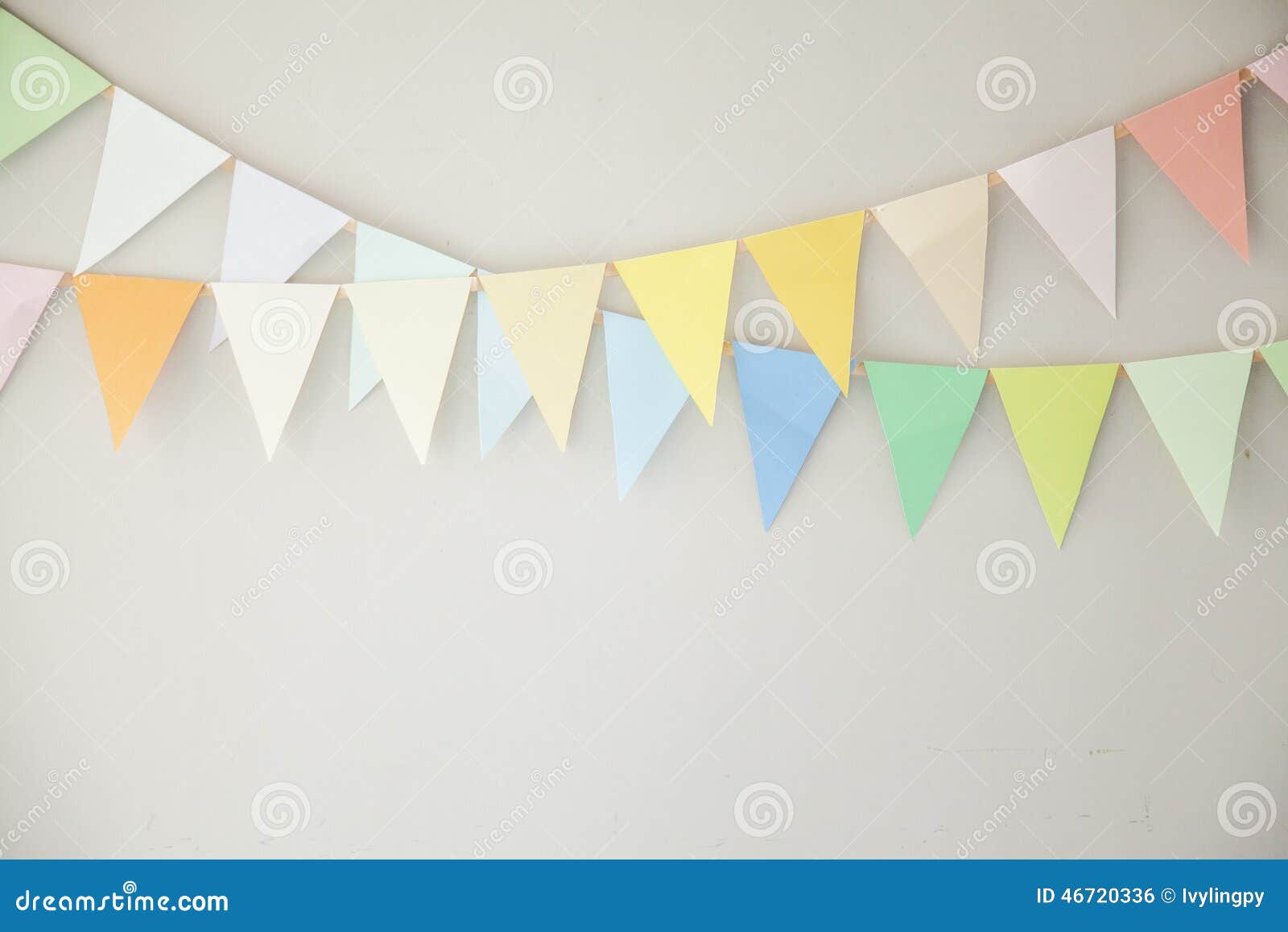 Colorful buntings stock photo. Image of celebrations - 46720336