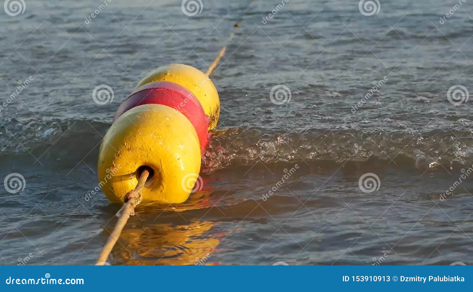 Colorful Buoys Bobbing on the Surface of the Water in the Harbour Stock ...