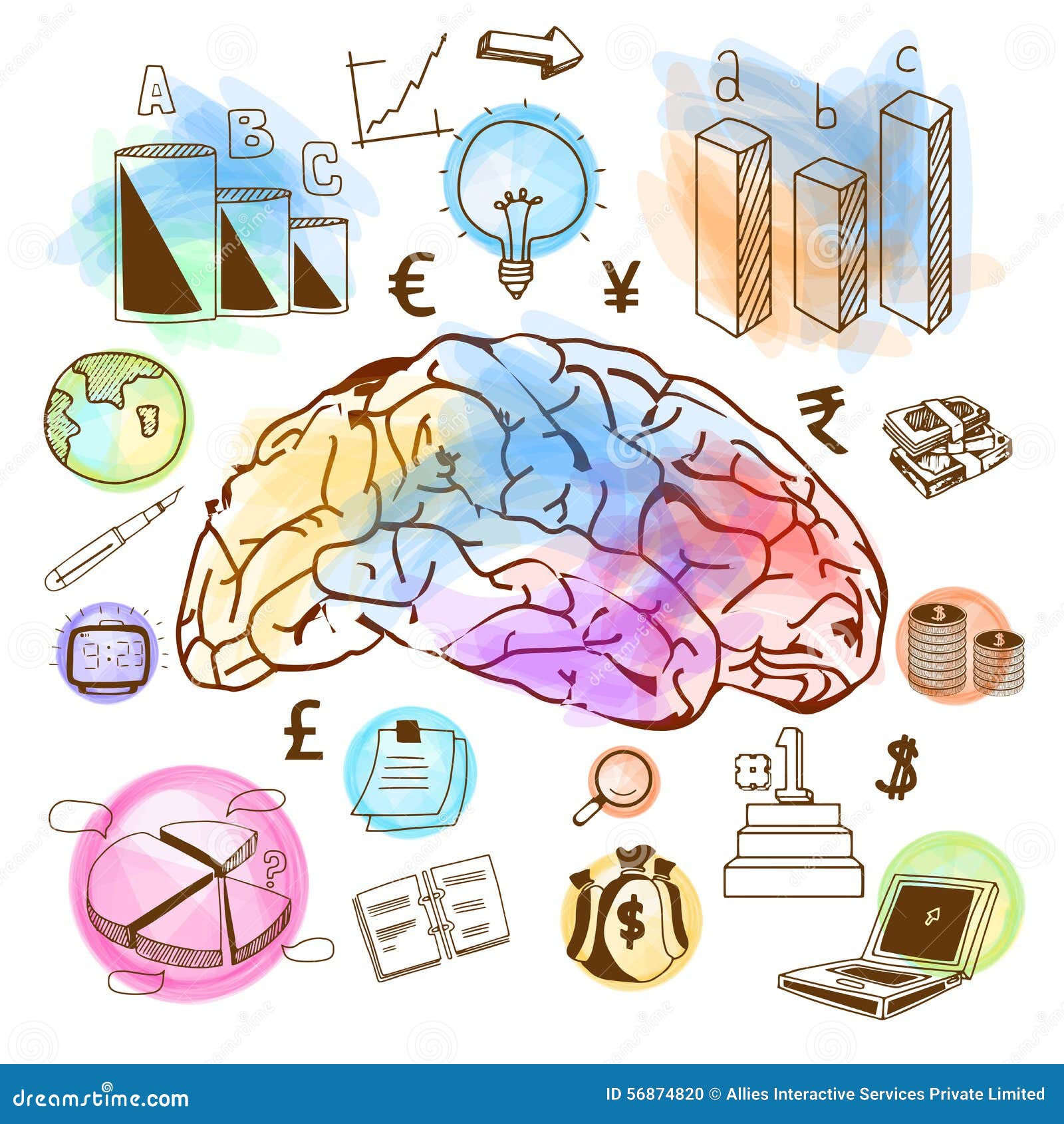 Colorful Business Infographic Elements for Idea Concept. Stock ... Colorful Business Infographic Elements for Idea Concept. Stock ...