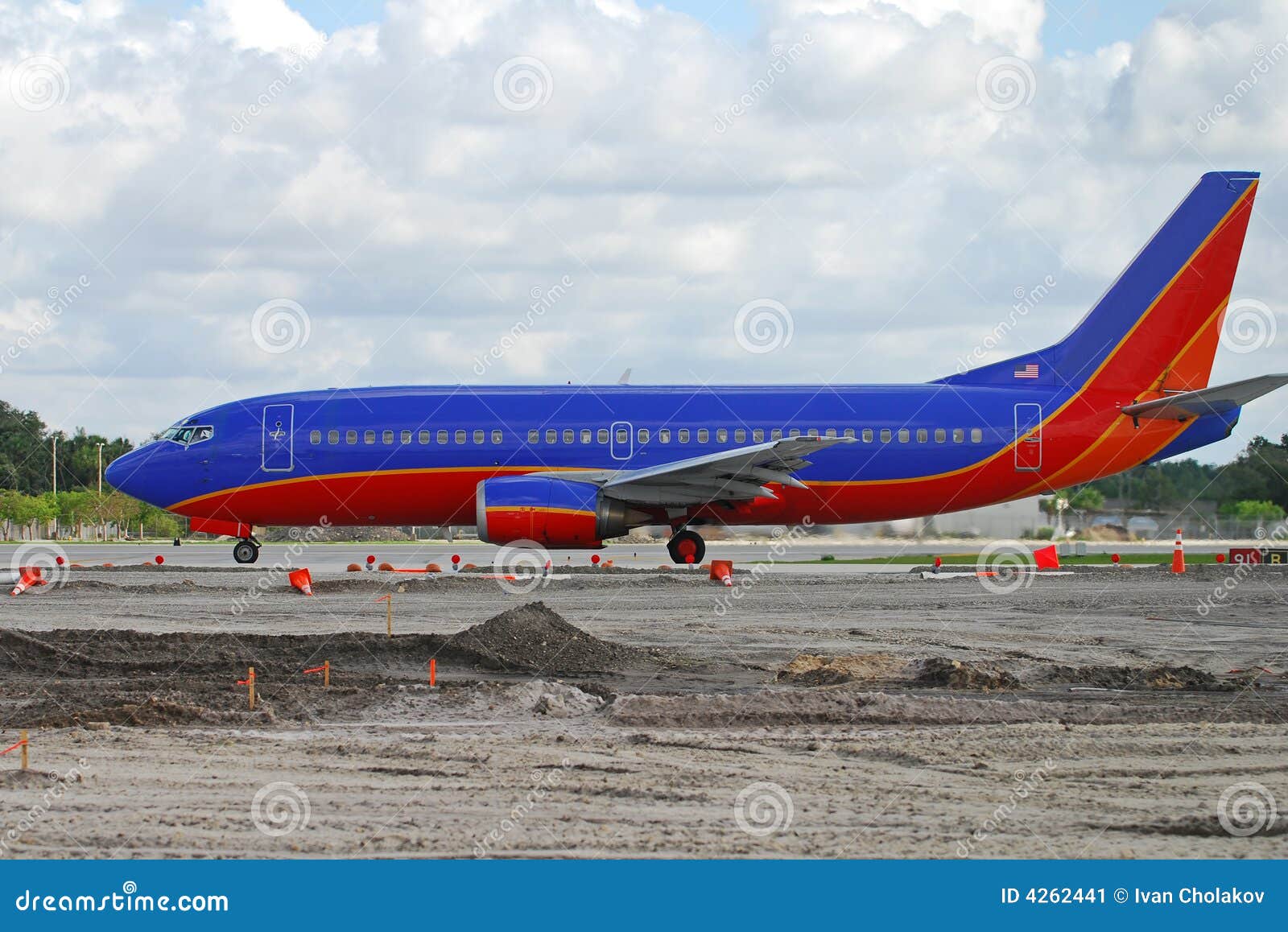 Colorful business jet stock image. Image of fuselage, transport - 4262441