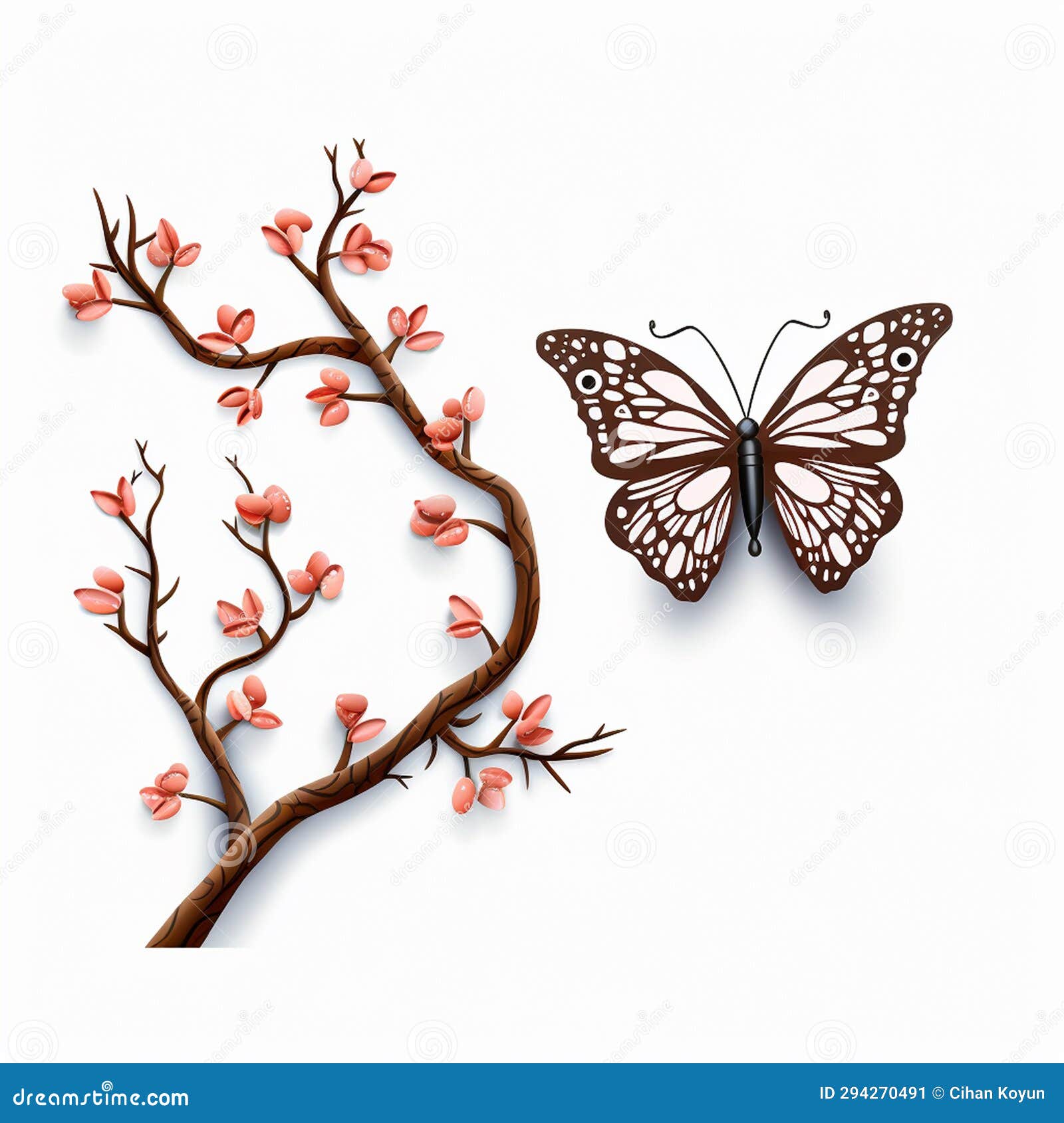 Colorful Butterfly Radiant Spectrum Stock Illustration - Illustration ...