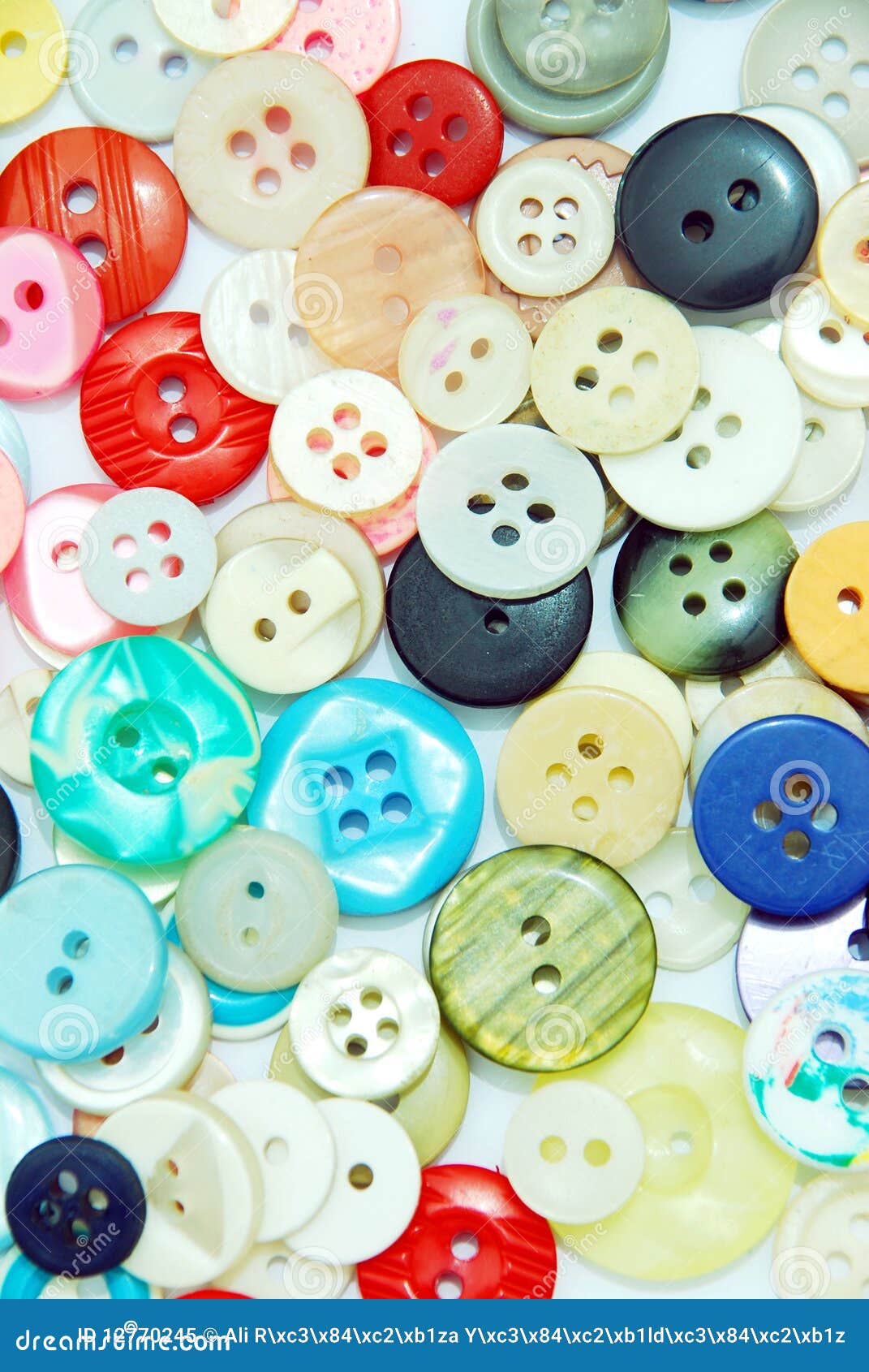 Colorful buttons stock image. Image of abstract, crafts - 12770245