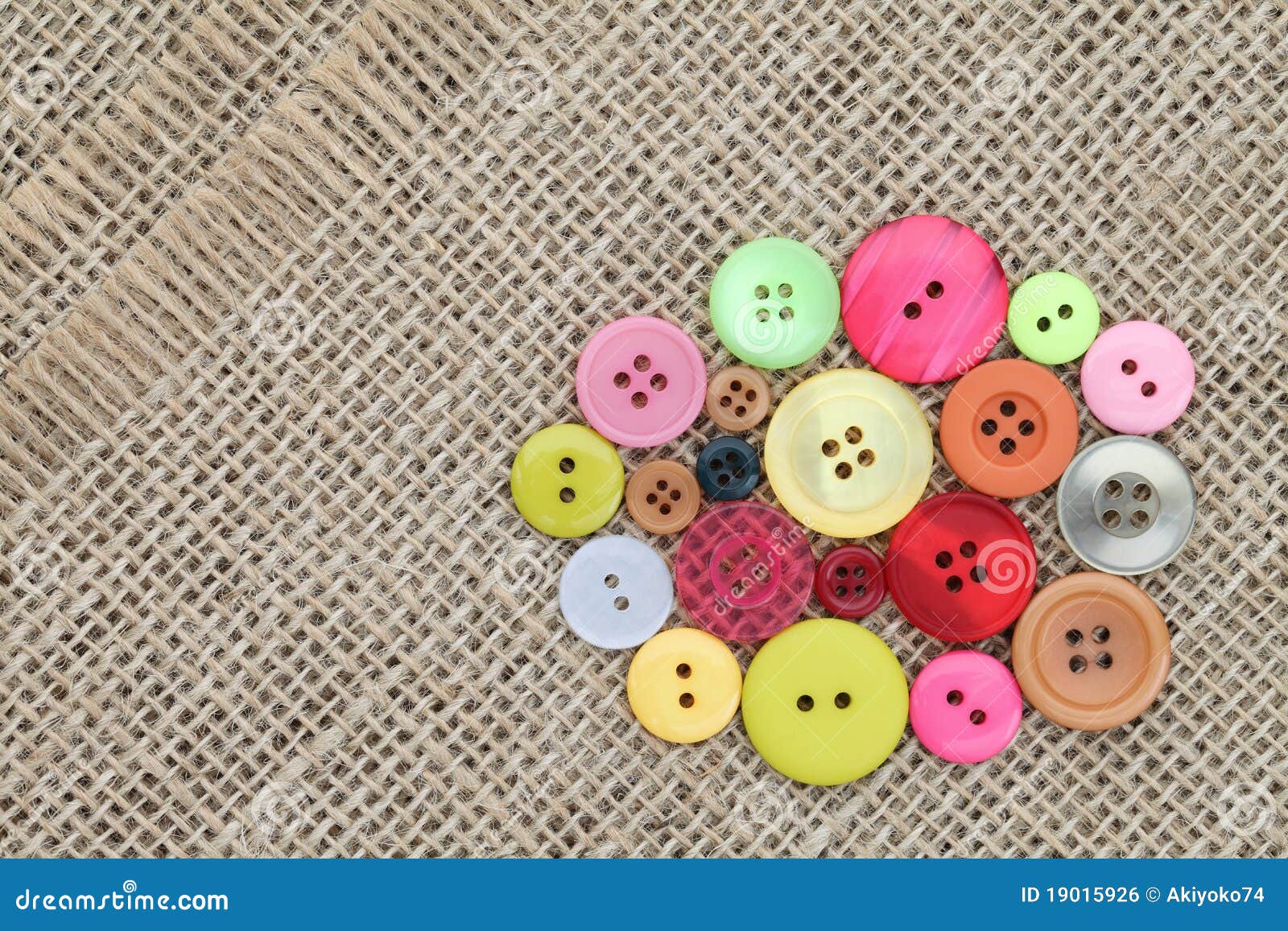 Colorful buttons stock photo. Image of needlecraft, buttons - 19015926