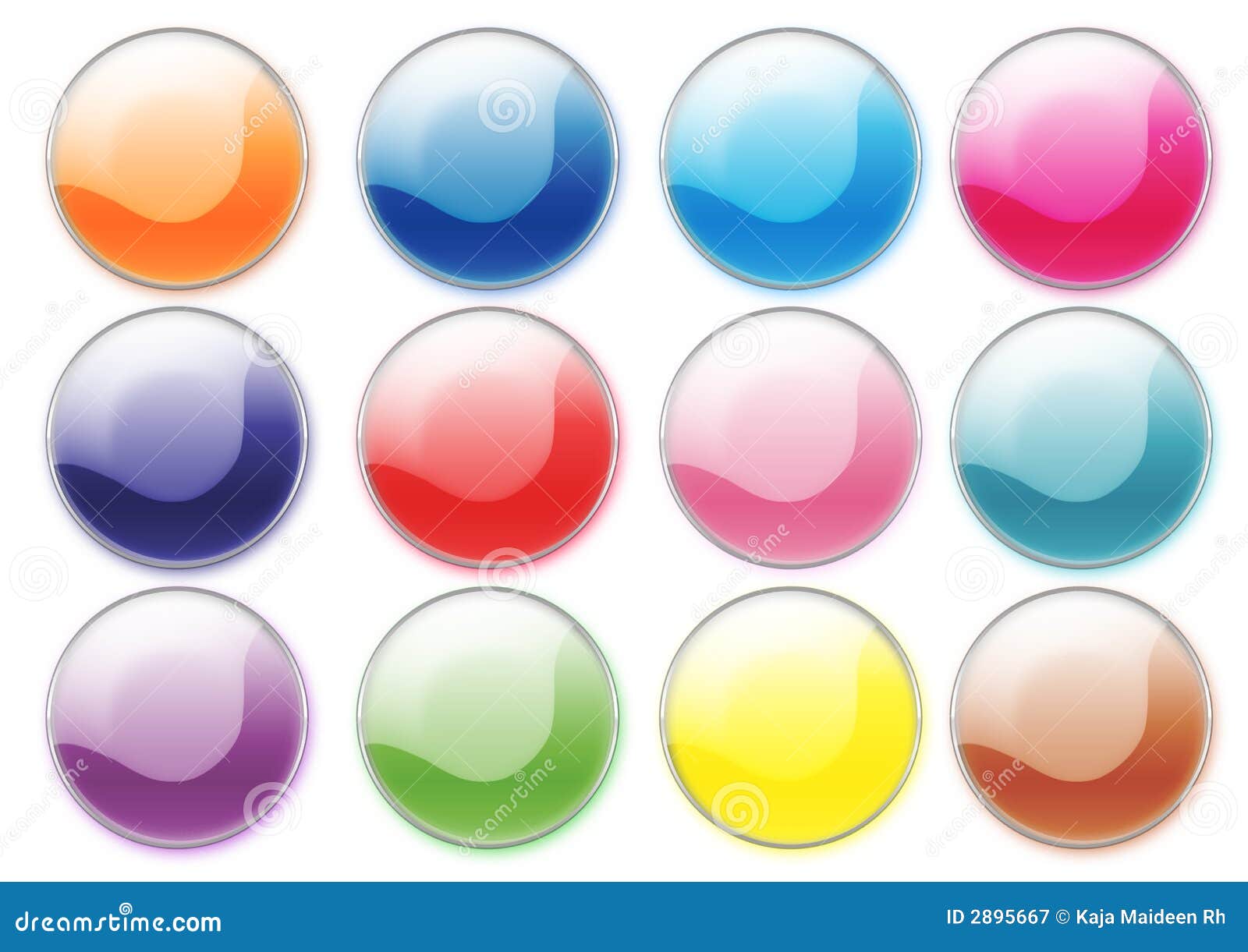 Colorful Buttons Picture. Image: 2895667